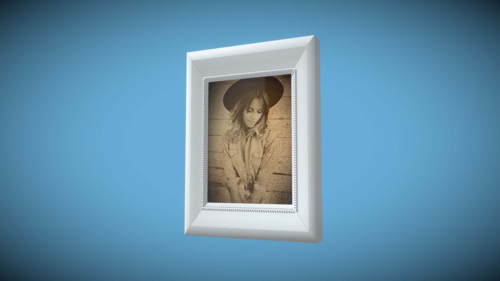 White Photo Frame - Download Free 3D model by Johana-PS [2b72fcd ...