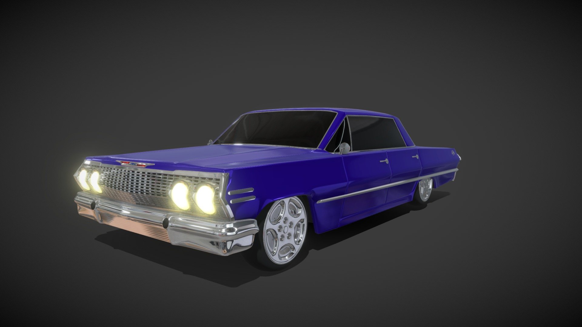 Chevrolet Impala 1963 - Buy Royalty Free 3D model by hidan1199 [2b73f63 ...