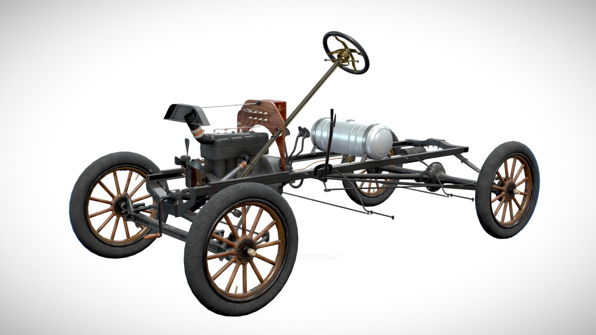 Ford Model T (WIP) - 3D model by Jinhong Jeong (@JinhongJeong) [2b74171 ...