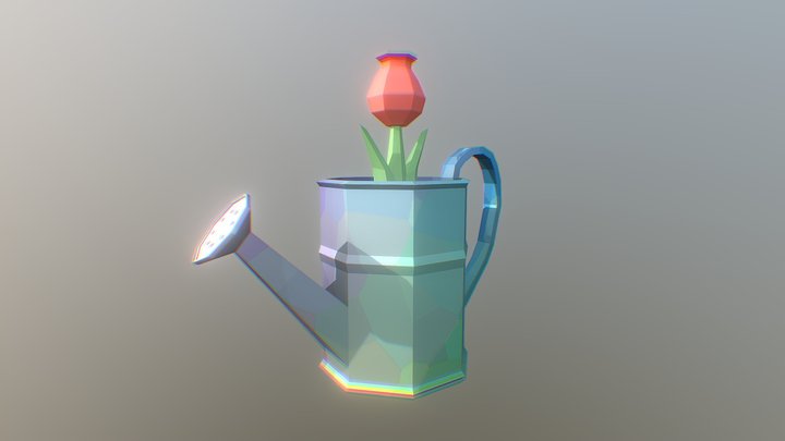 Watering-can 3D models - Sketchfab