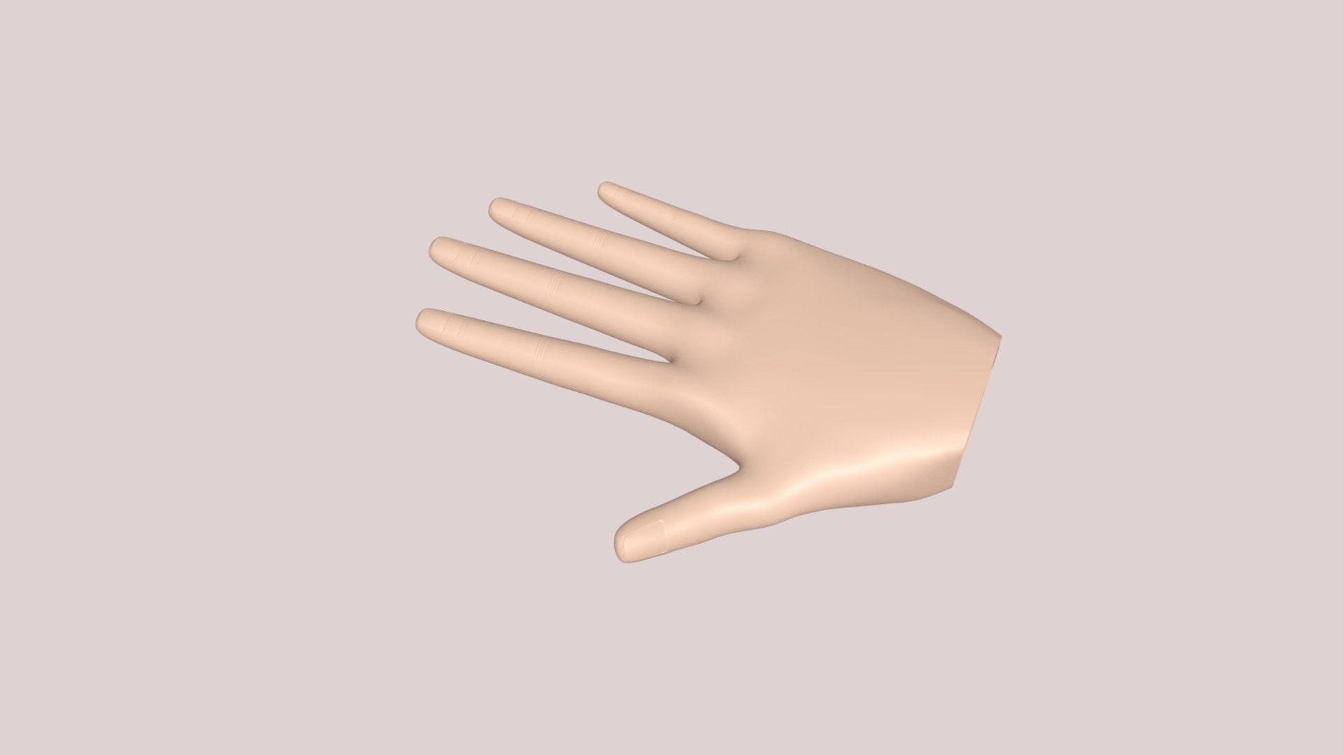 Mano High Poly - 3D model by Vanessa Bohorquez (@vanessa03) [2b76a6e ...