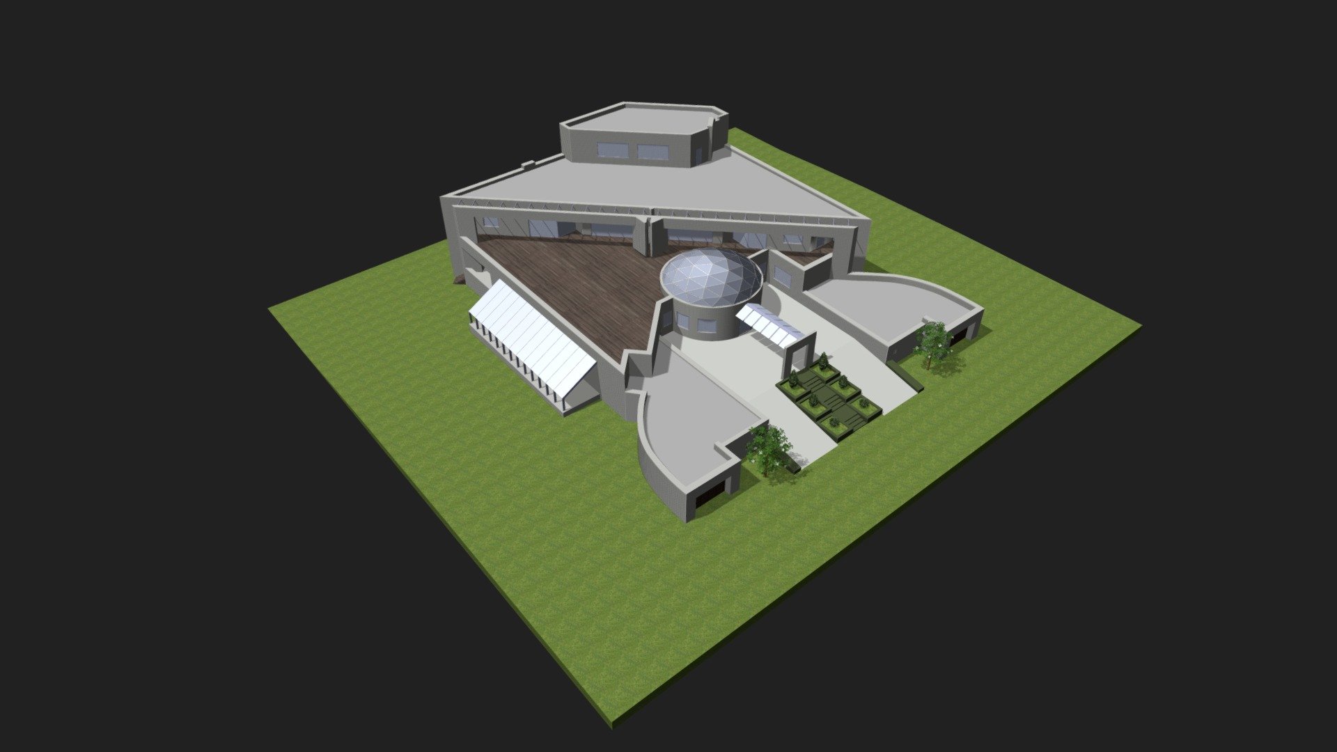 Фасад - 3D model by millimeter (@millimeter.pro) [2b7718e] - Sketchfab