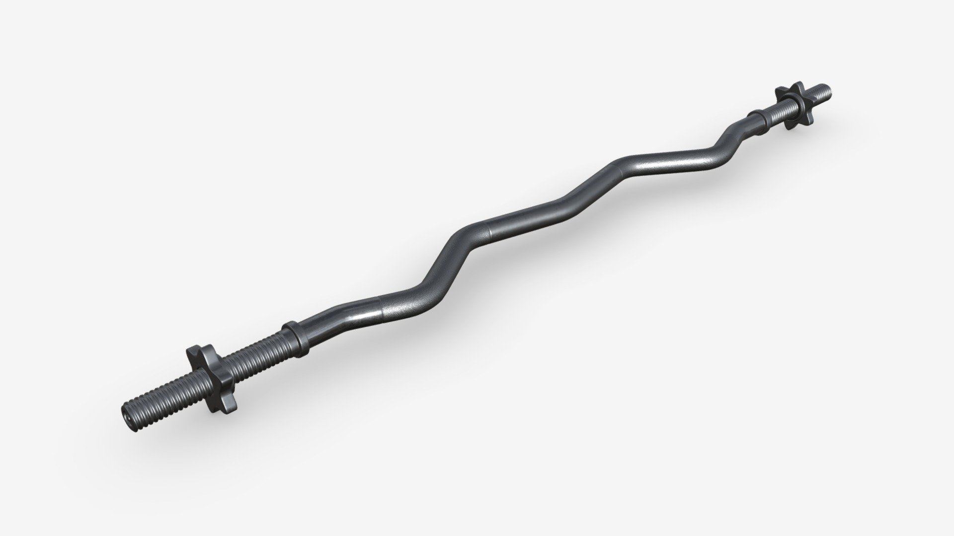 Curved weight bar - Buy Royalty Free 3D model by HQ3DMOD (@AivisAstics ...