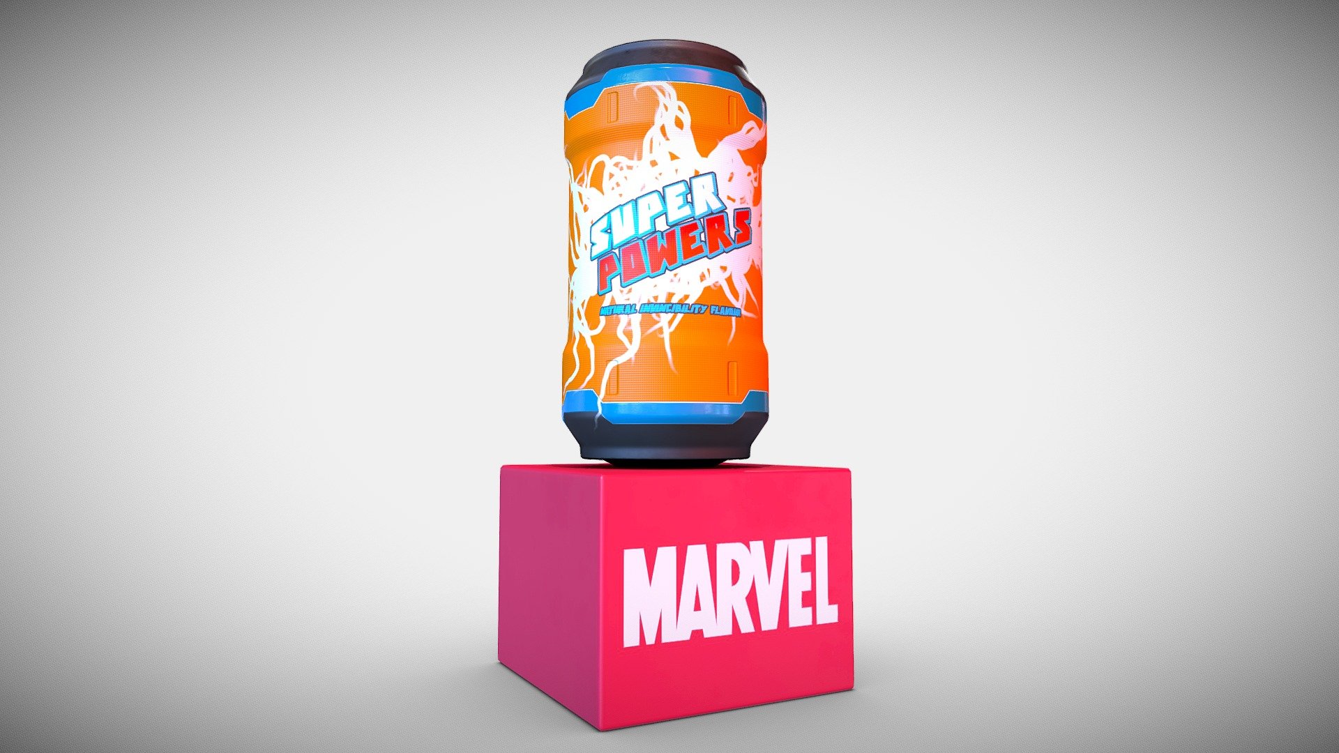 Marvel's Inviciboy 1:1 SUPER POWERS can replica - 3D model by Aurélien ...