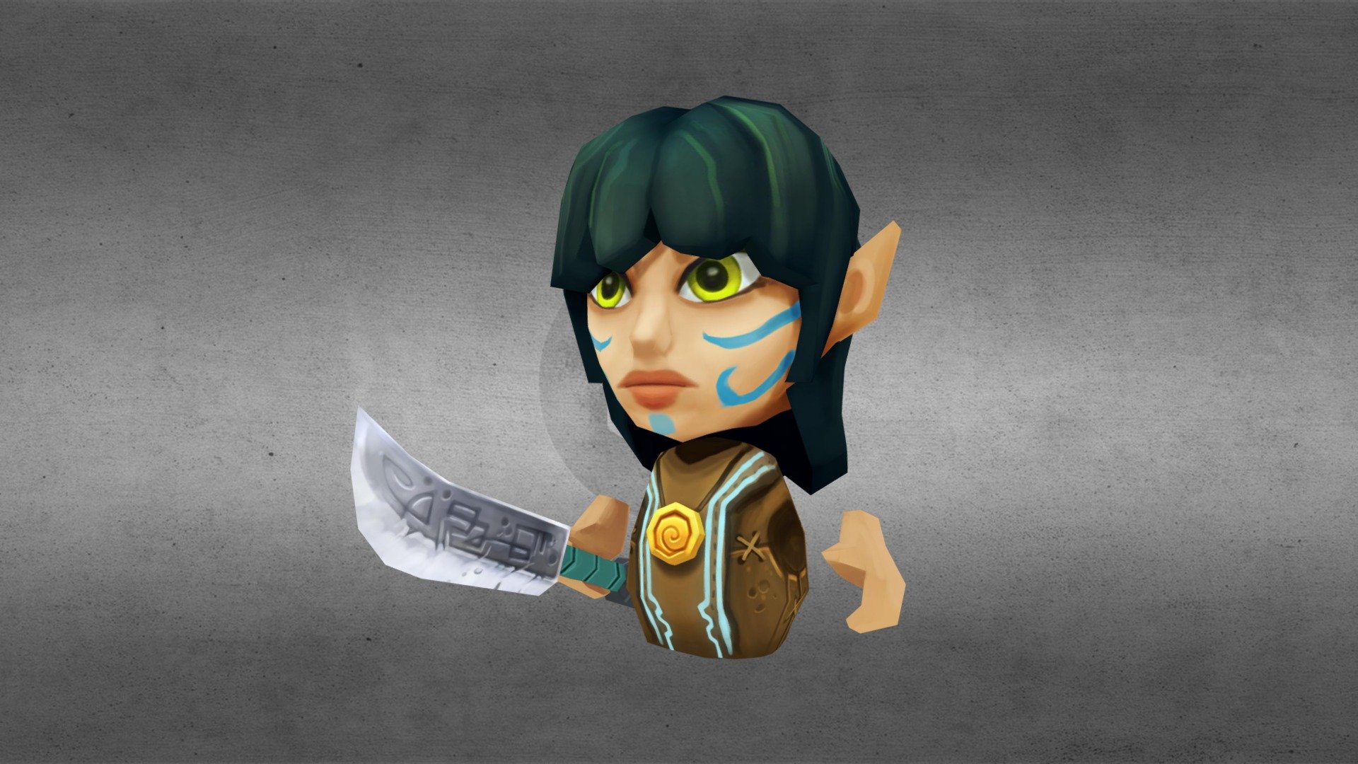 Hero Arvena - 3D model by patatajec [2b7b57d] - Sketchfab