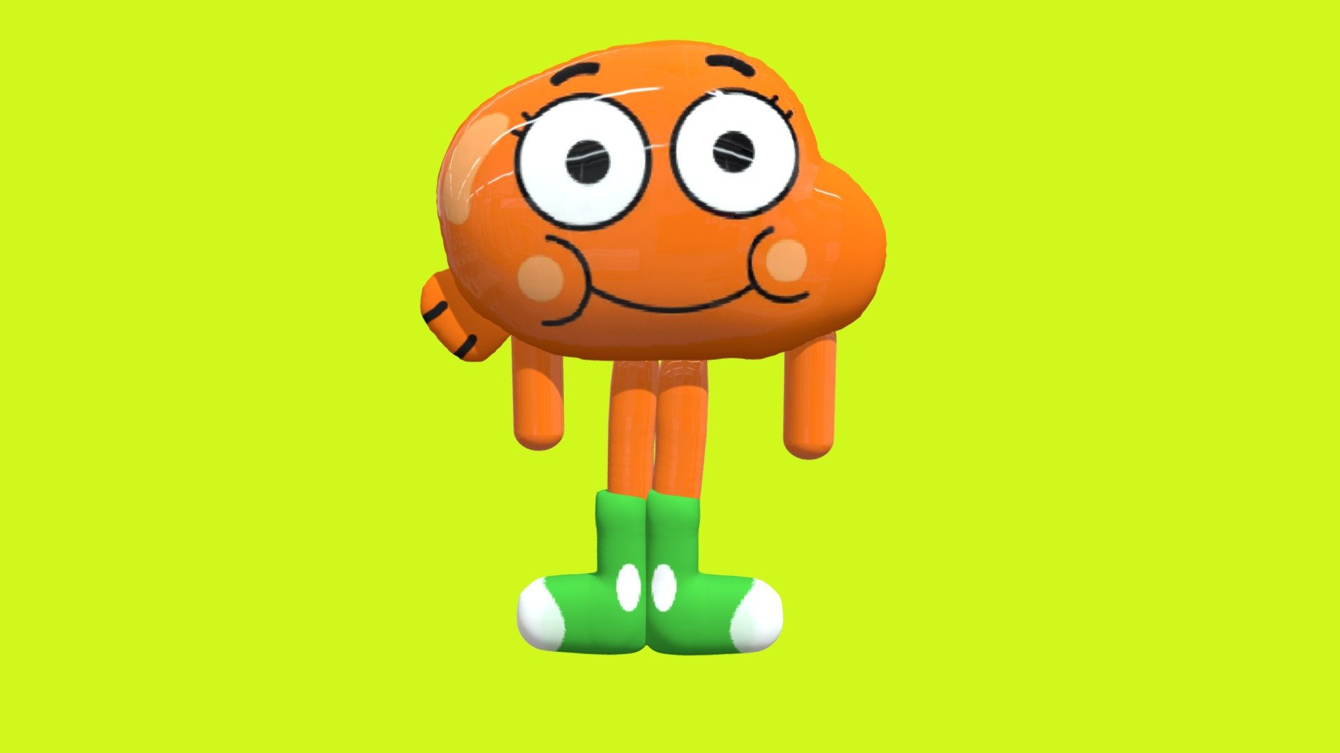Darwin watterson - Download Free 3D model by AidanYT55Twt (@Pofdpoi ...