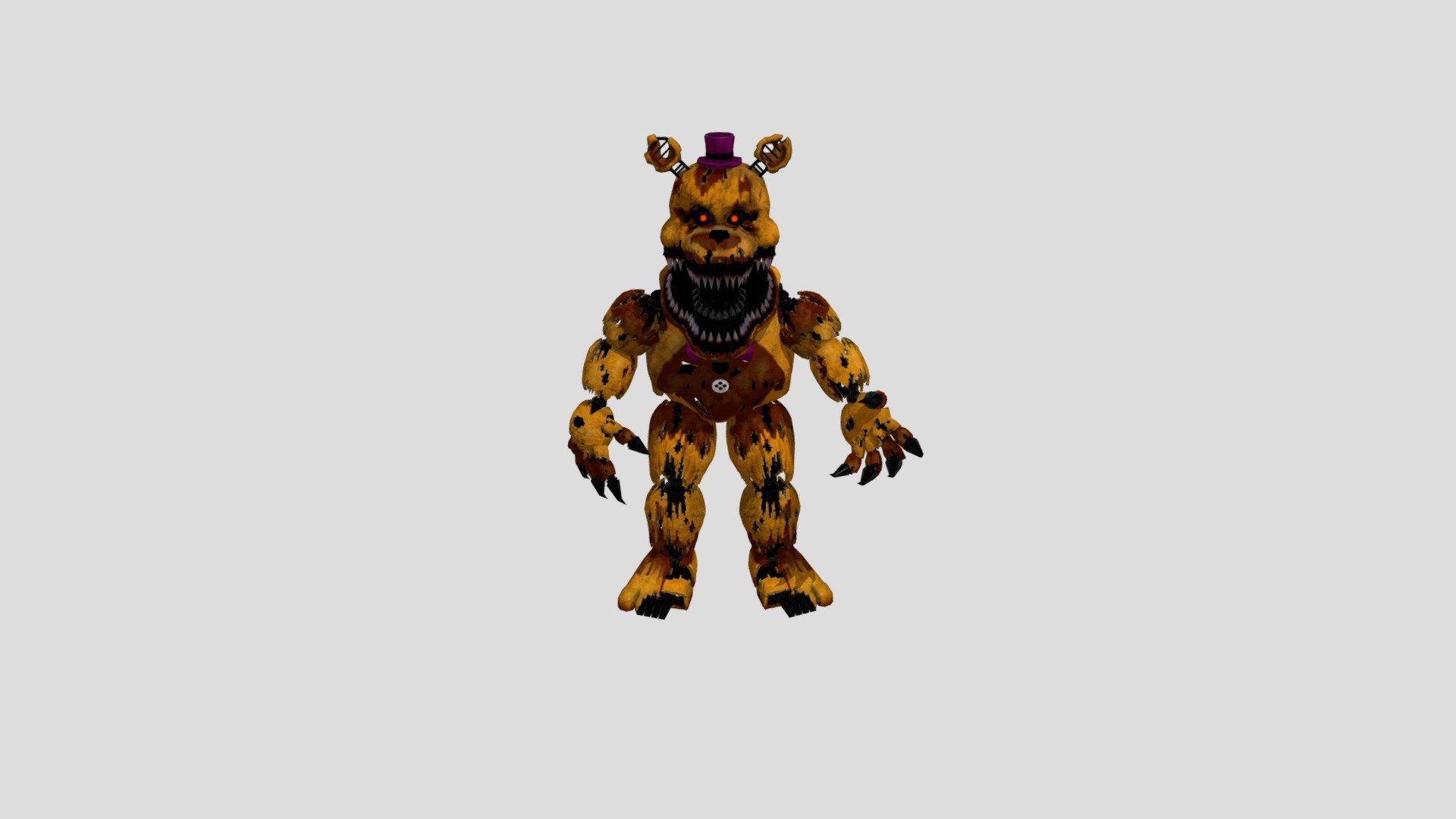 VR Nightmare Fredbear Nick FNAFSFM1 - Download Free 3D model by ...