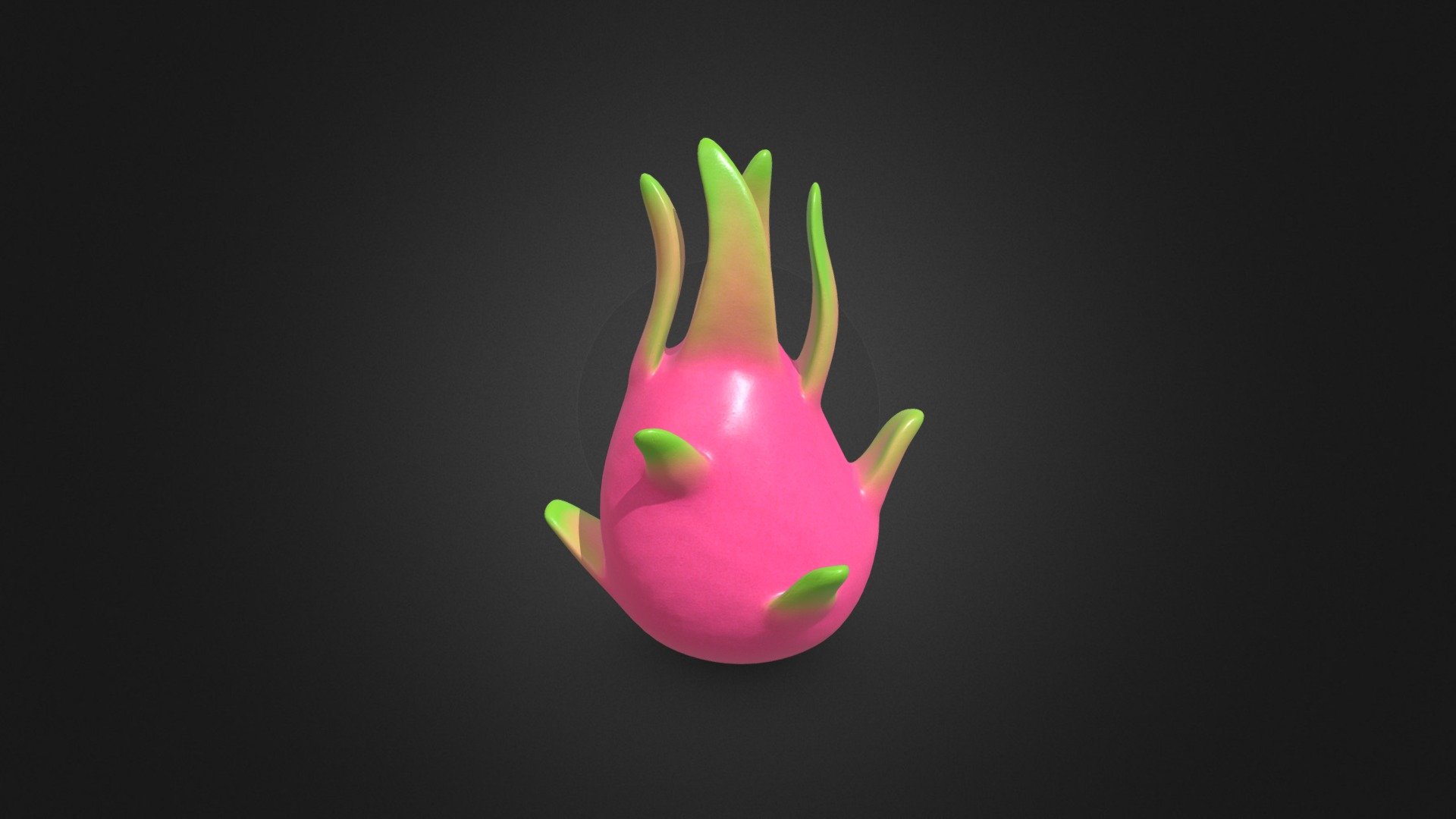 Stylized Dragon Fruit - Buy Royalty Free 3D model by Bacontaco [2b7dd35 ...