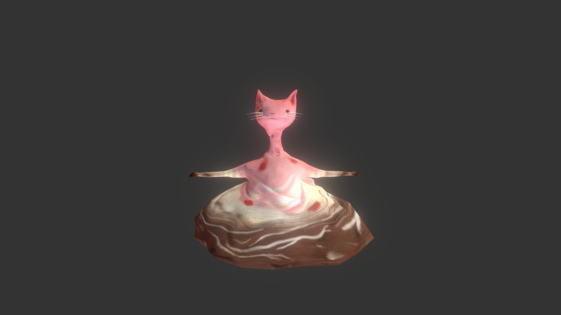 Ice Cream kitty - 3D model by Spuke Animation (@spukeanimation ...