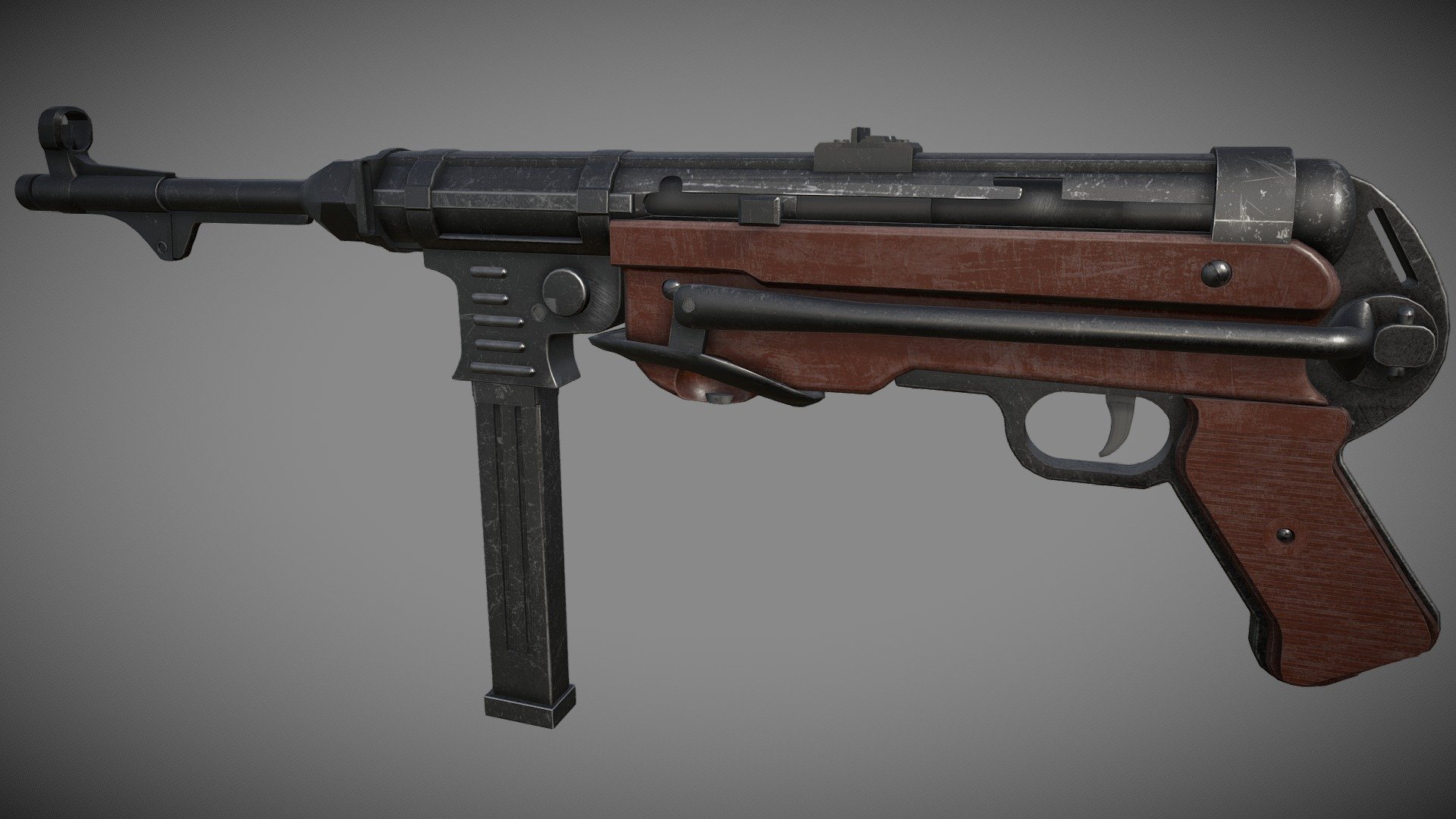 MP40 - Download Free 3D model by krazytea [2b7fdfe] - Sketchfab