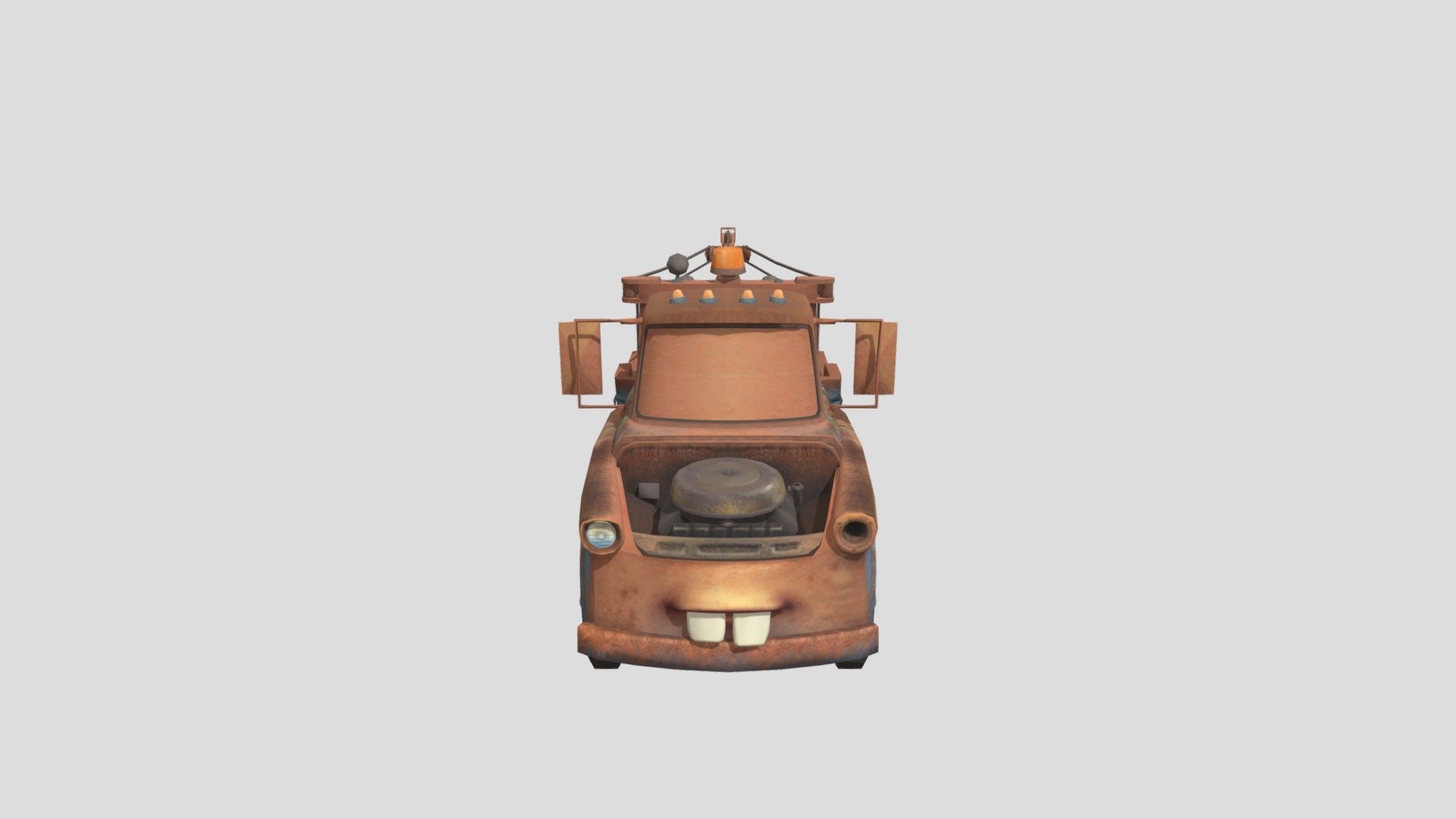 Cars Toon Maters Tall Tales Mater PC - Download Free 3D model by ...