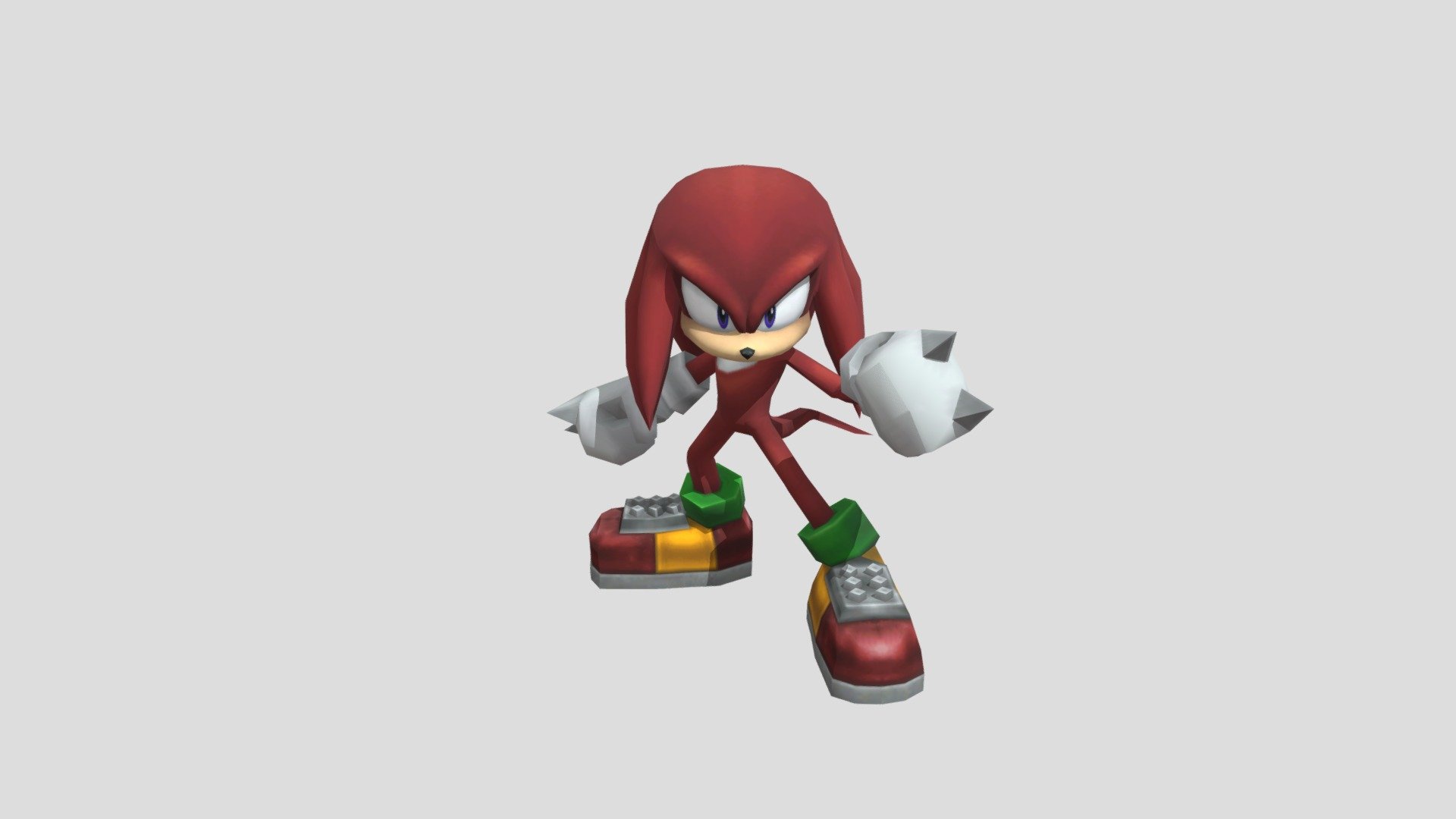 Wii - Super Smash Bros Brawl - Knuckles Trophy - Download Free 3D model ...