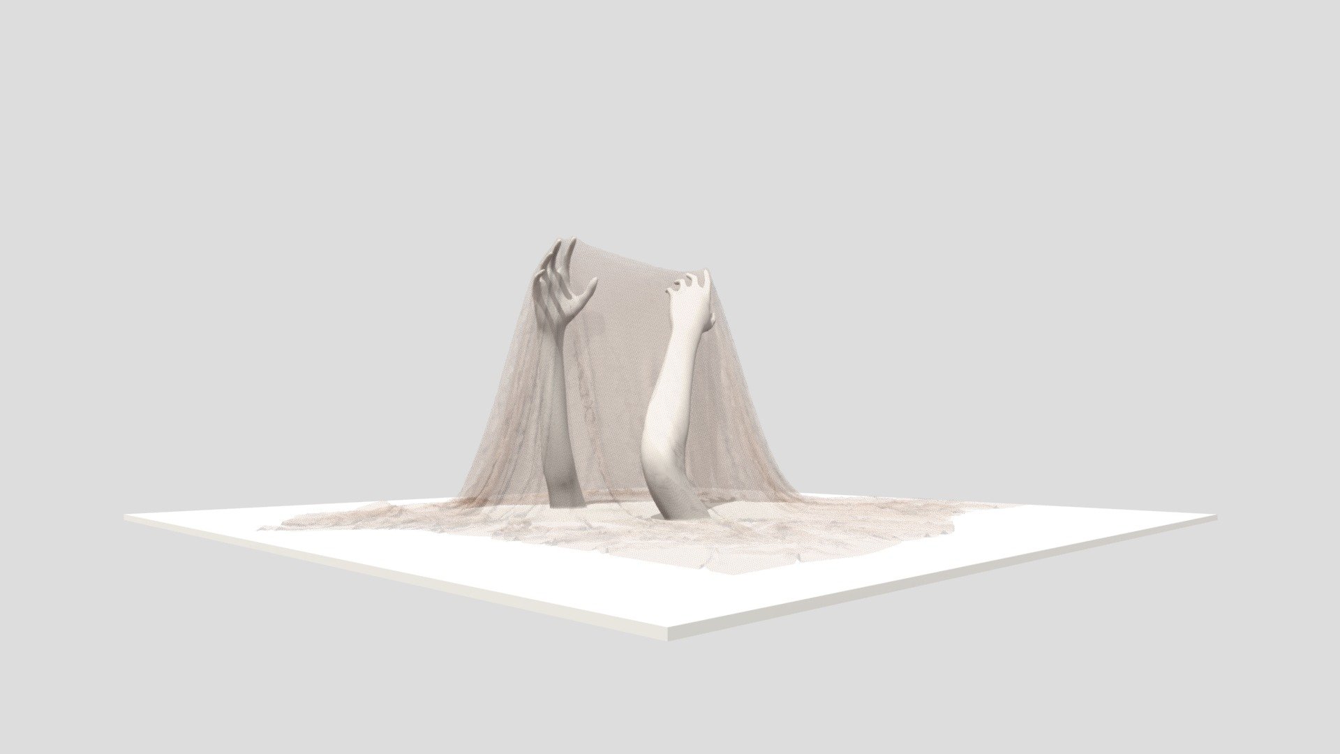 Hands covererd in cloth - 3D model by Mebeeb [2b8103d] - Sketchfab