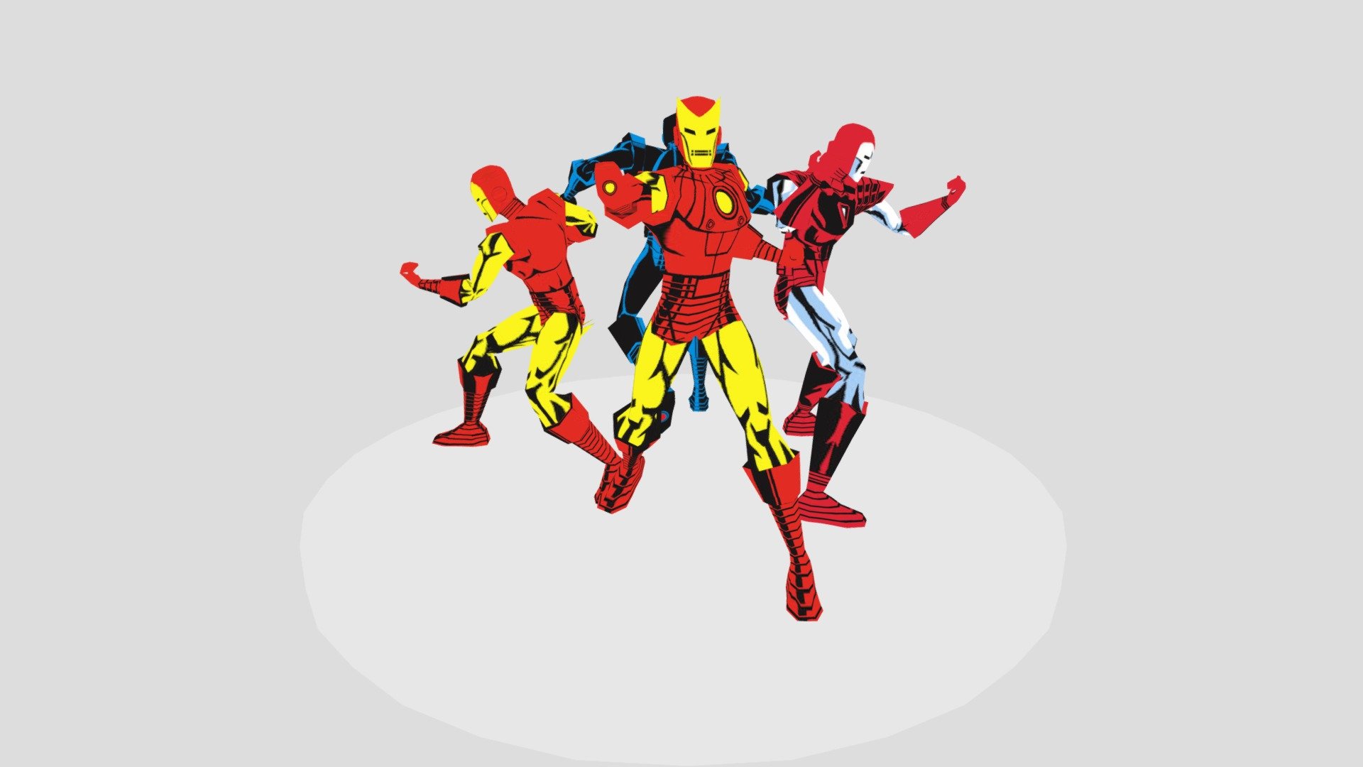 Iron Man (Comic Ver) - 3D model by Jonathan.C_Arts [2b82506] - Sketchfab