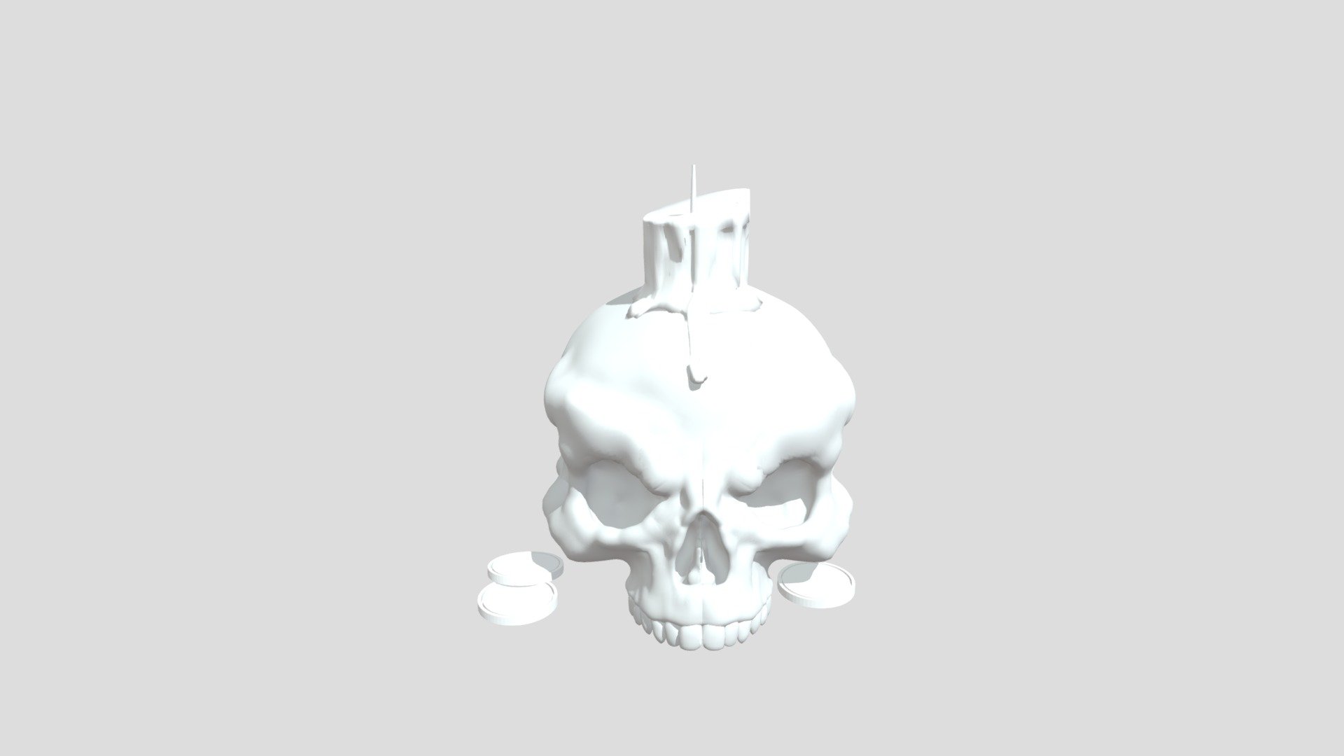 Calavera_ High Poly - 3D model by alexnievatoledo2018 [2b84253] - Sketchfab