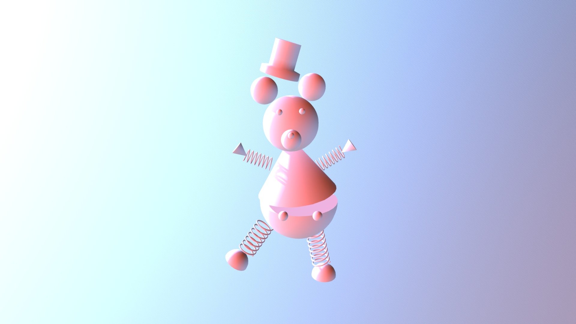 The Third Iteration of Mickey Mouse - 3D model by Runar2 [2b84541 ...