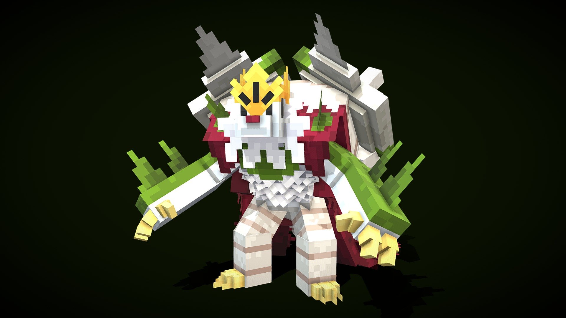 Mega Chesnaught – Cobblemon Style (Unofficial) - 3D model by AGA_0 ...