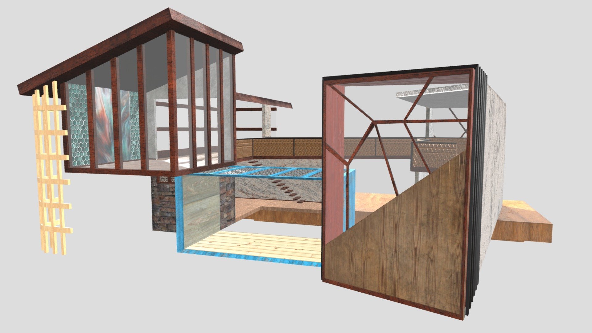House - Mock-Up for Unity - 3D model by Yana G (@yana.gengr) [2b89716 ...