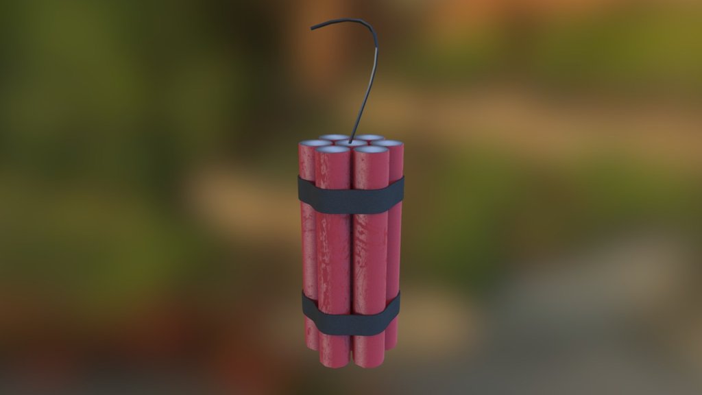 Dynamite - 3D model by sbowsher [2b89894] - Sketchfab