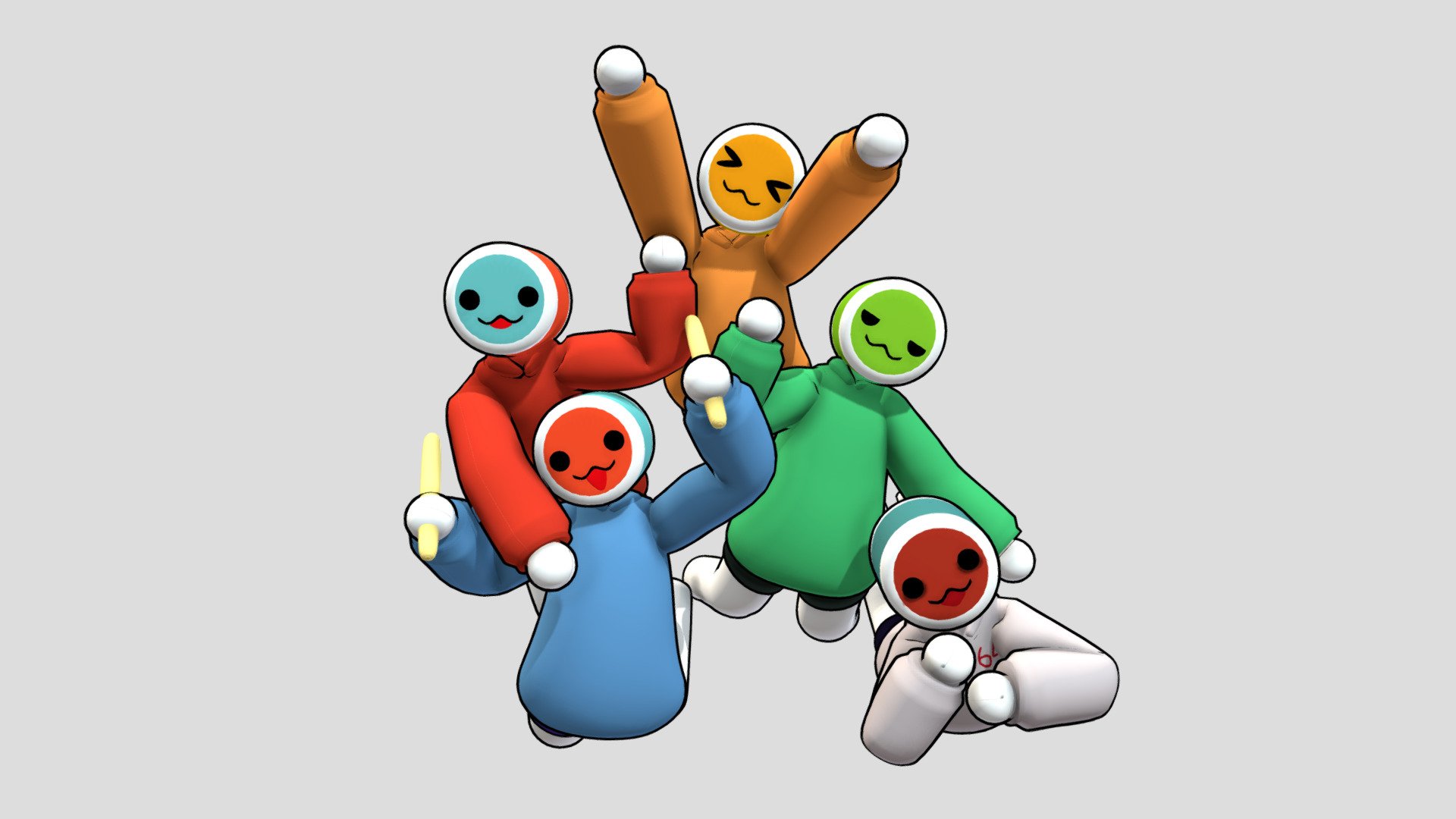 Anthro Taiko Drums, da-don! - 3D model by Crimson2000 (@crim2000 ...