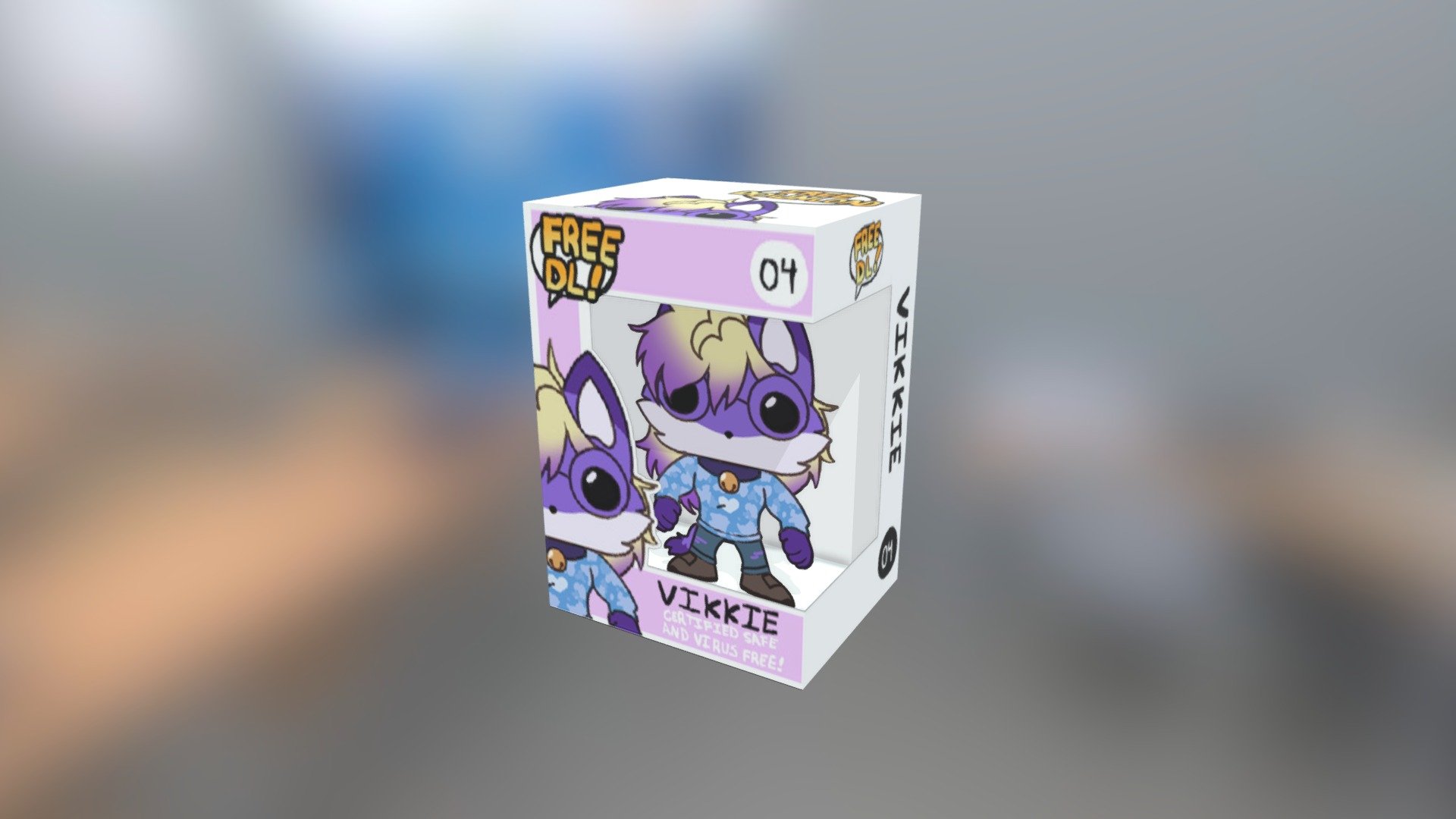 Vikkie Funko Pop - 3D model by luavixen [2b8a1c0] - Sketchfab