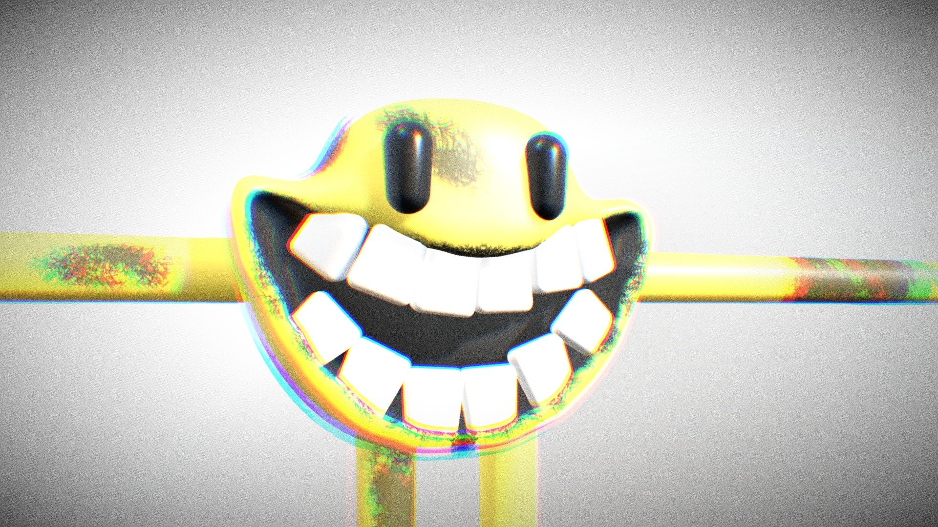 WYST (Weird Yellow Smiling Thing Pillar Chase 2) - 3D model by ...