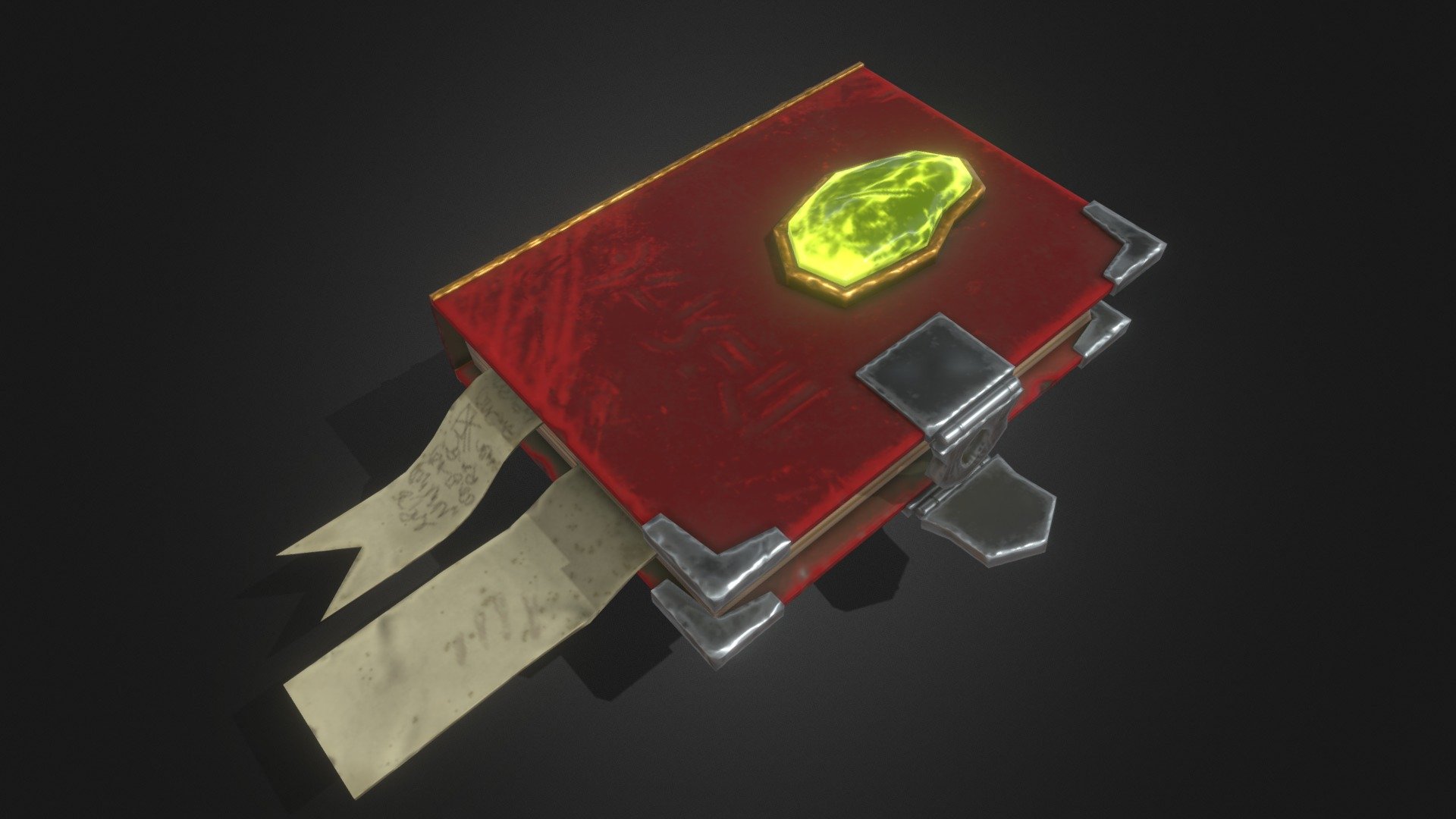 Spellbook - 3D model by kilmiel [2b8fca4] - Sketchfab