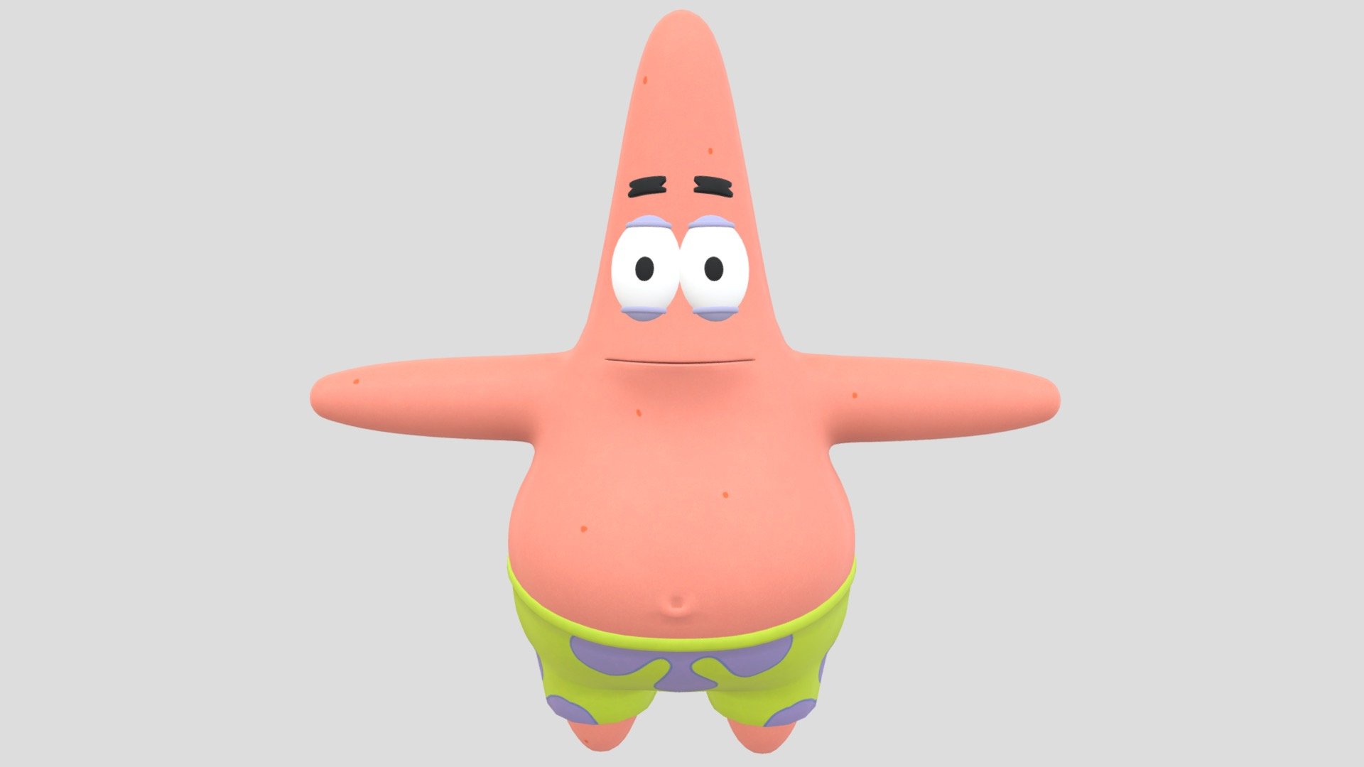 Sbfbbr - Patrick Star - Download Free 3D model by SMF Features Developed From Cheryl Hill ...