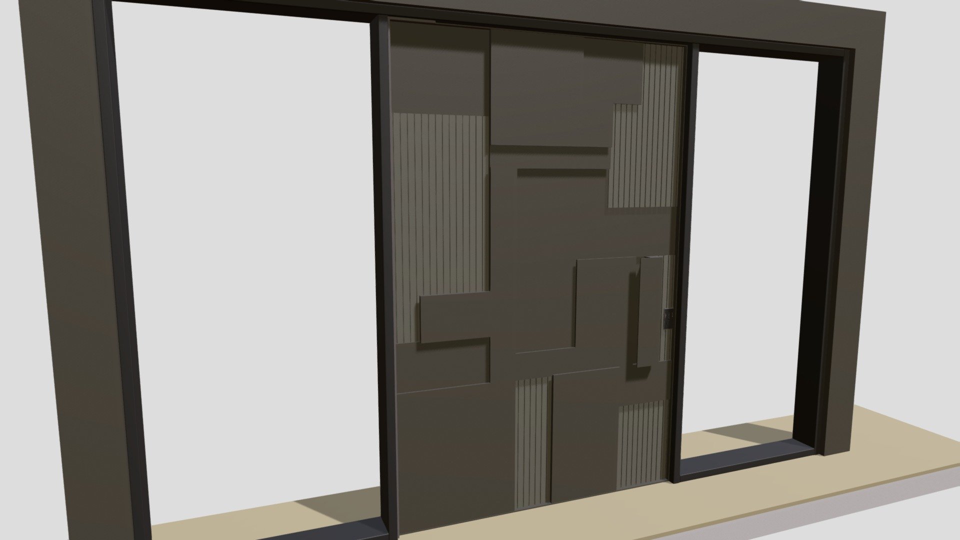 Pivot Door - Stone Res - Download Free 3D model by ryanpendarvis ...