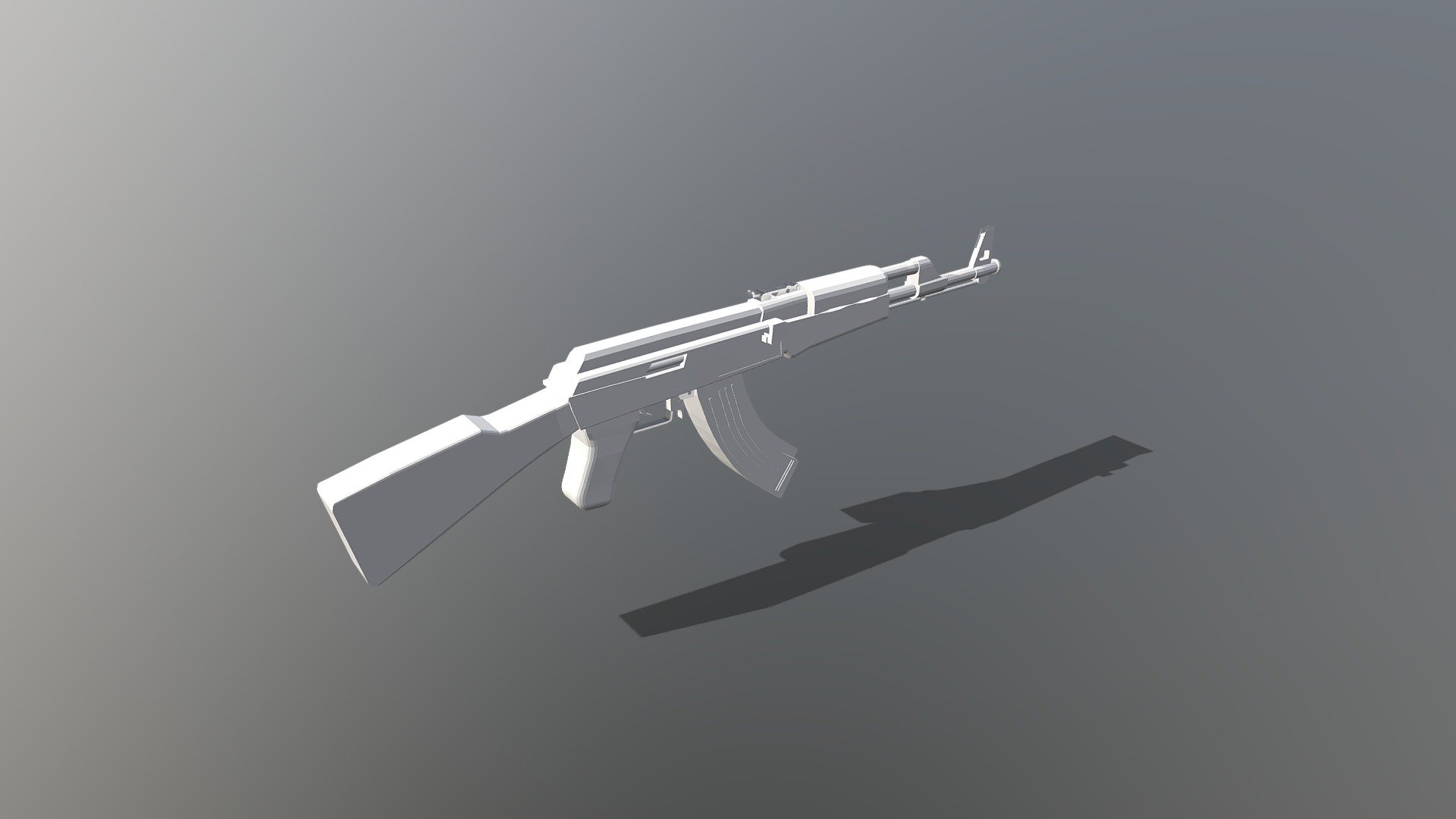AK-47 Low-poly - Download Free 3D model by Doilt [2b9461a] - Sketchfab