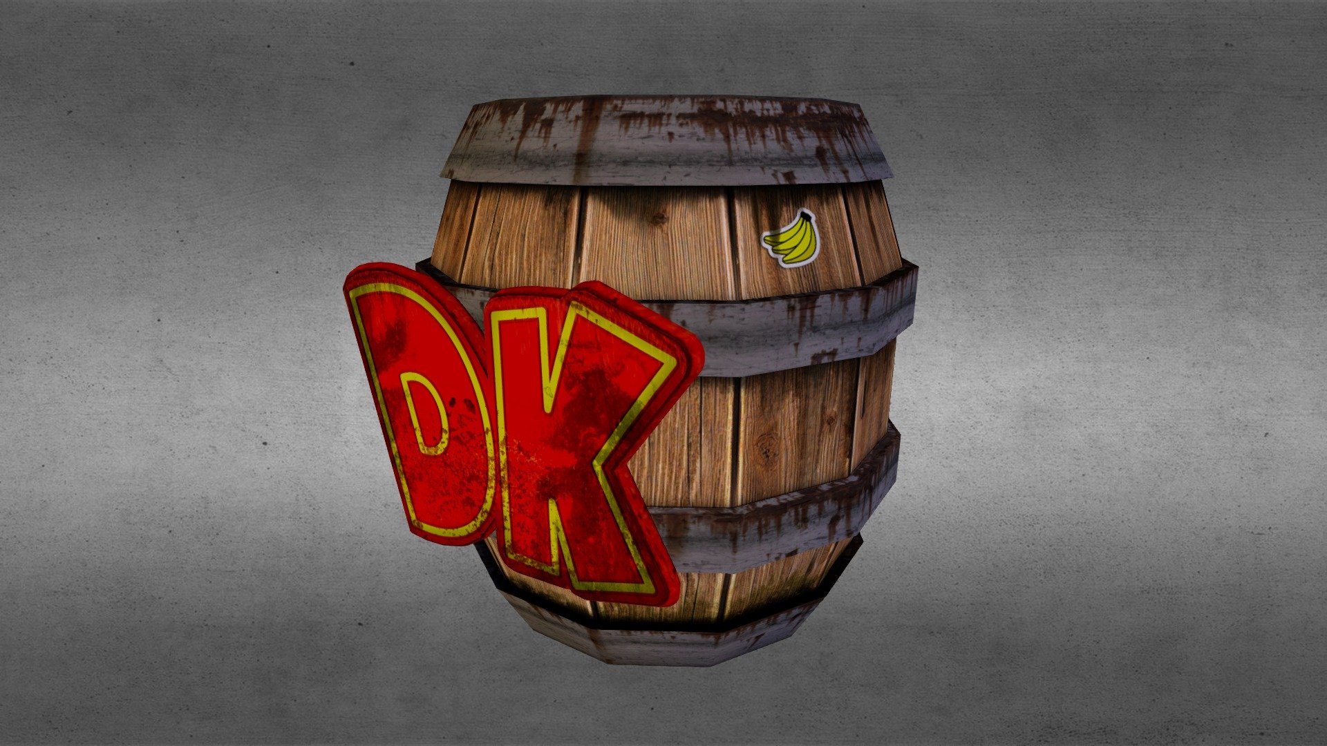 DK Barrel - 3D model by danydc [2b95965] - Sketchfab