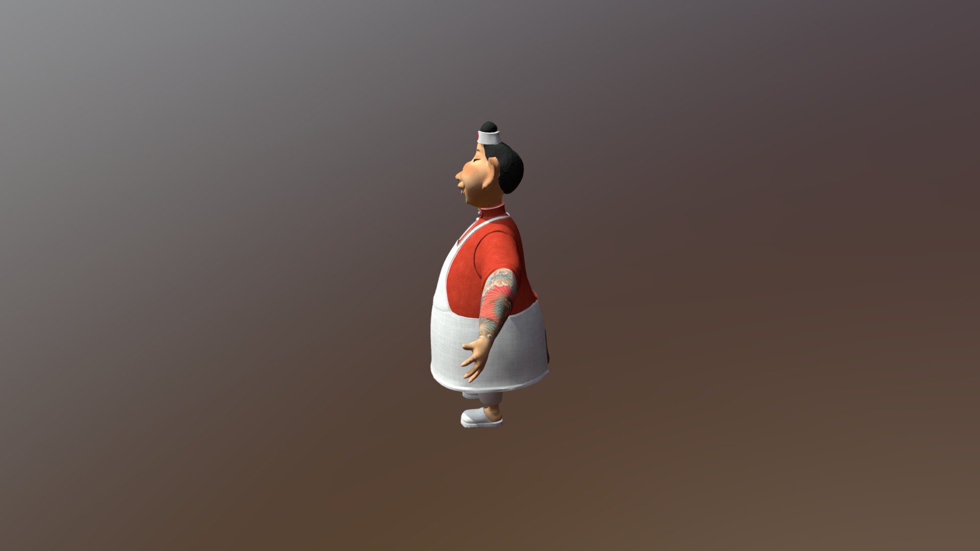 cook - Download Free 3D model by janajadchenko [2b95d0e] - Sketchfab