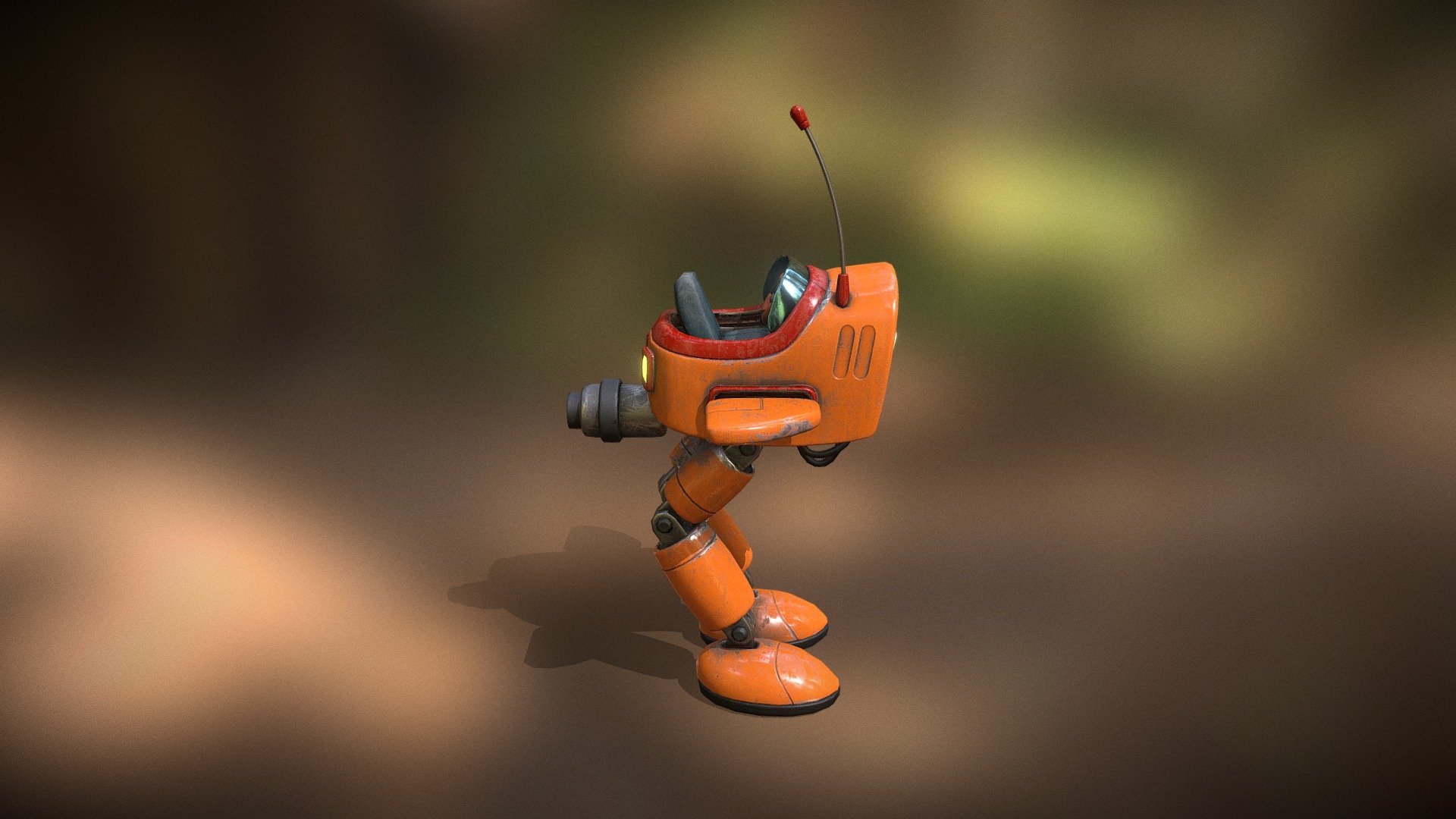 Biped Vehicle - 3D model by yerogrill [2b98fc5] - Sketchfab