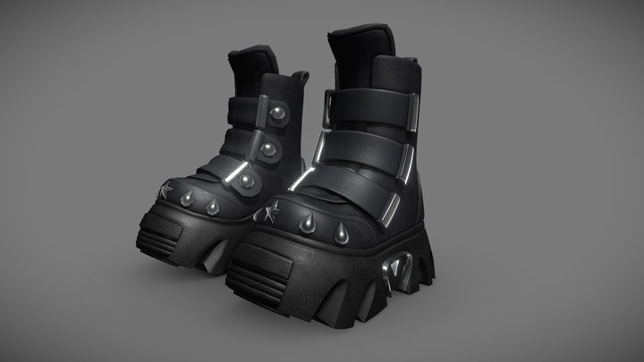 Boots 3D models - Sketchfab