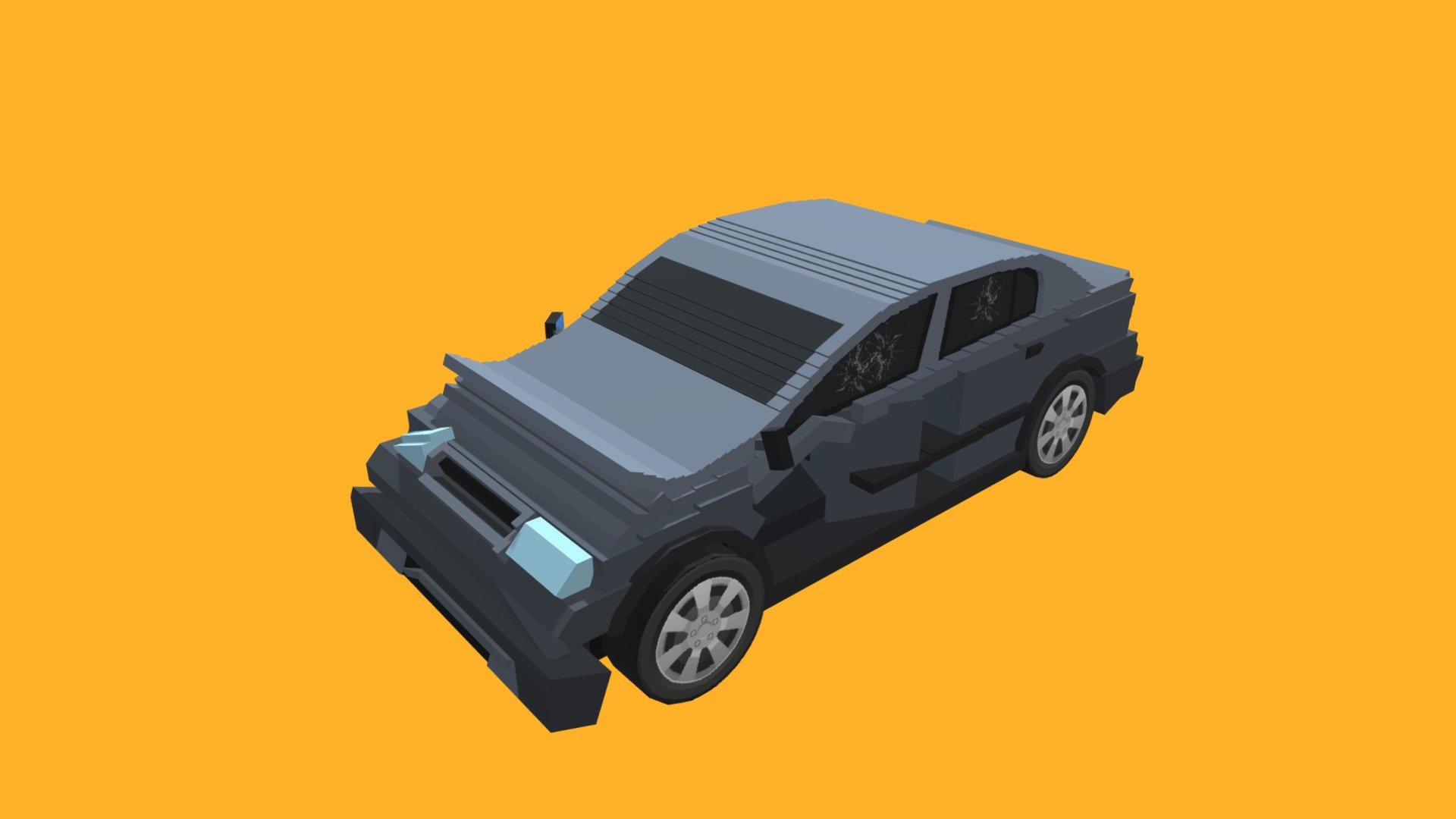 PixelMine | Flatbed Destroyed Car - 3D model by PixelMine [2b99316 ...