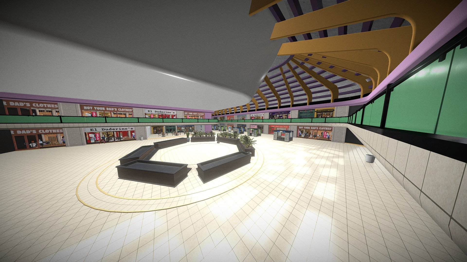 Mall From Inside - Buy Royalty Free 3D model by Mostafa Ebrahim ...