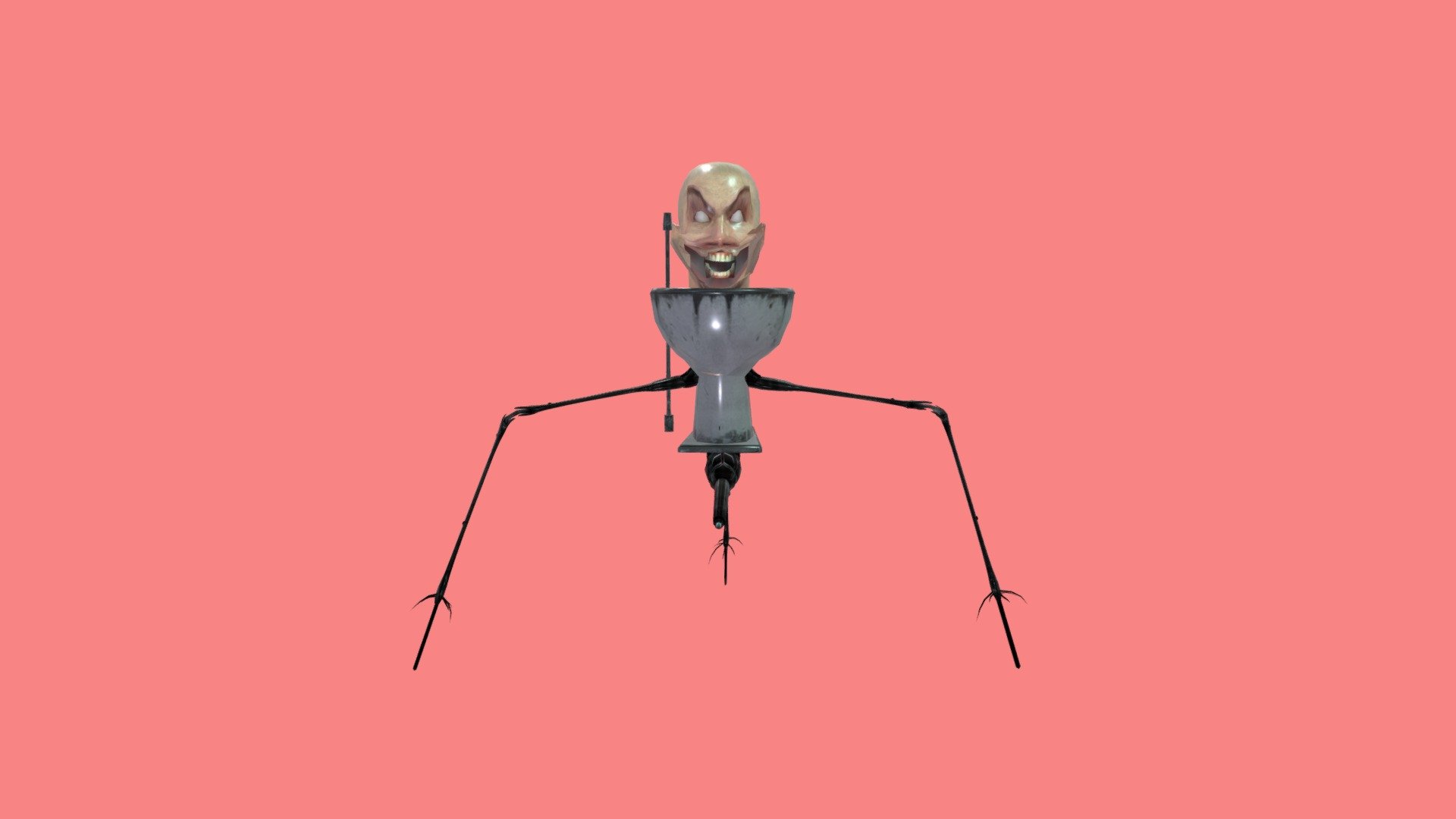 Strider Skibidi Toilet - 3D model by Ninja Cameraman (@bruhdatrippy ...