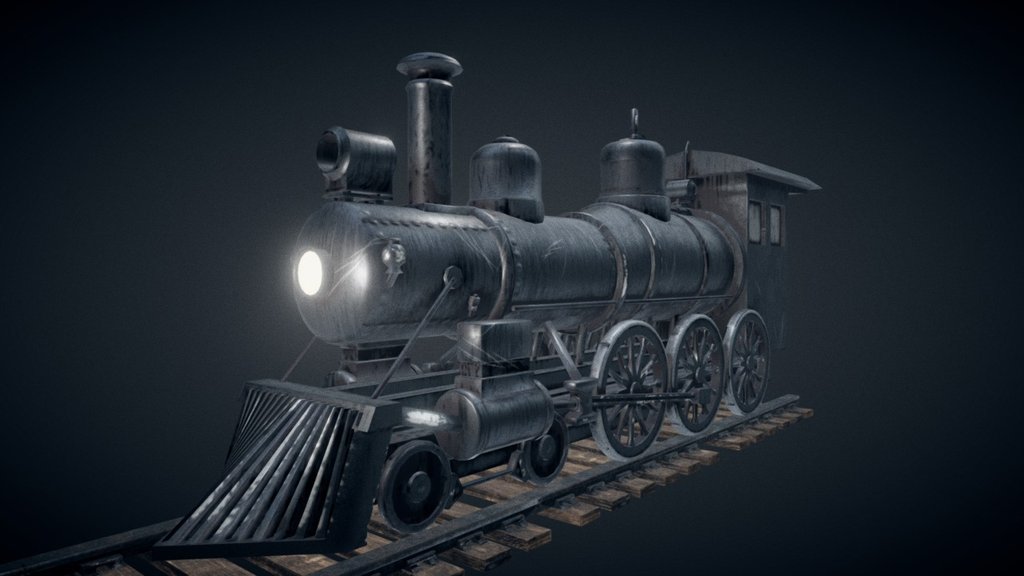 Steam Train - 3D model by vedoxox [2b9e65c] - Sketchfab