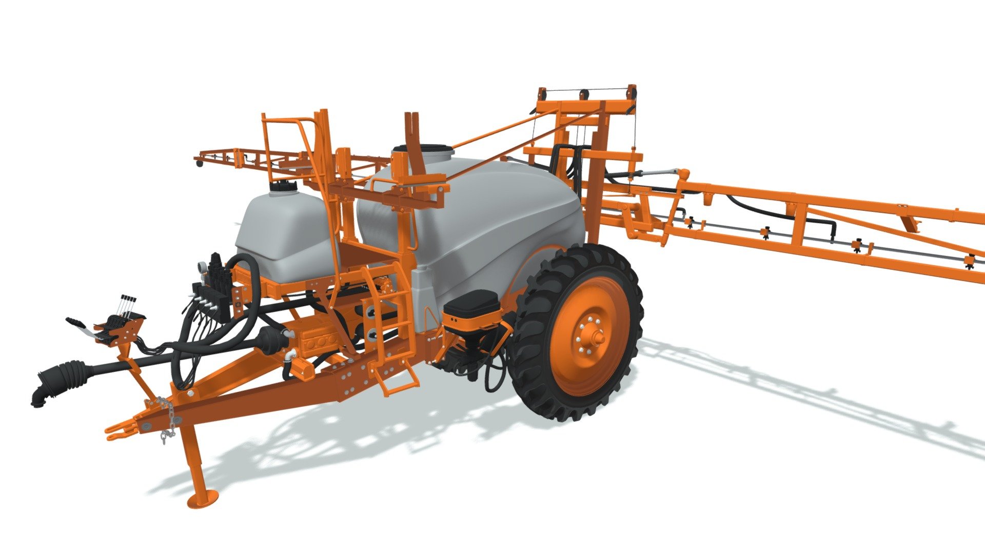 Trailed Farm Sprayer - Buy Royalty Free 3D model by 3DHorse [2ba115b ...