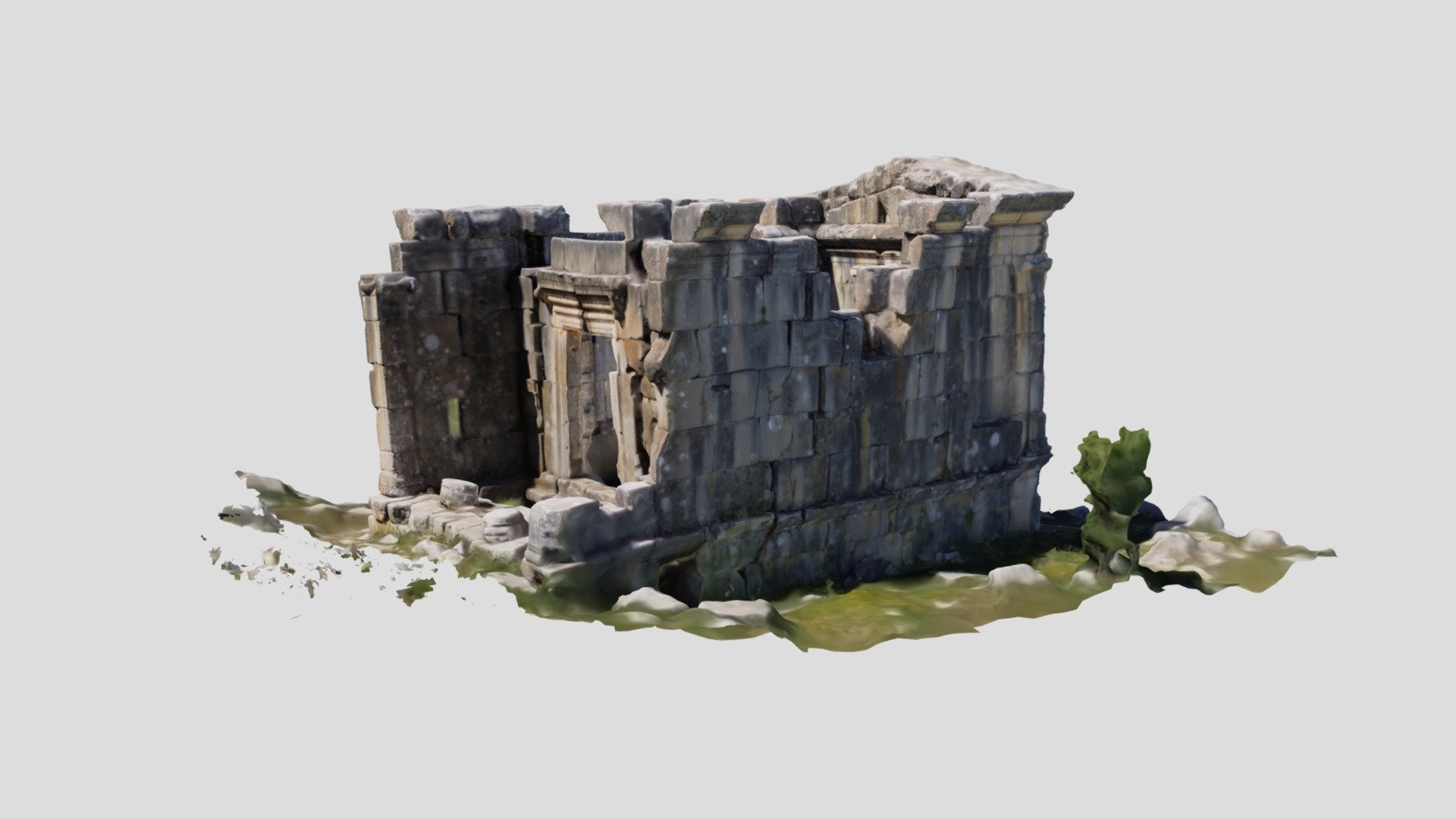 Ain Harcha Roman Temple-1st centaury AD-Lebanon - 3D model by Habib ...