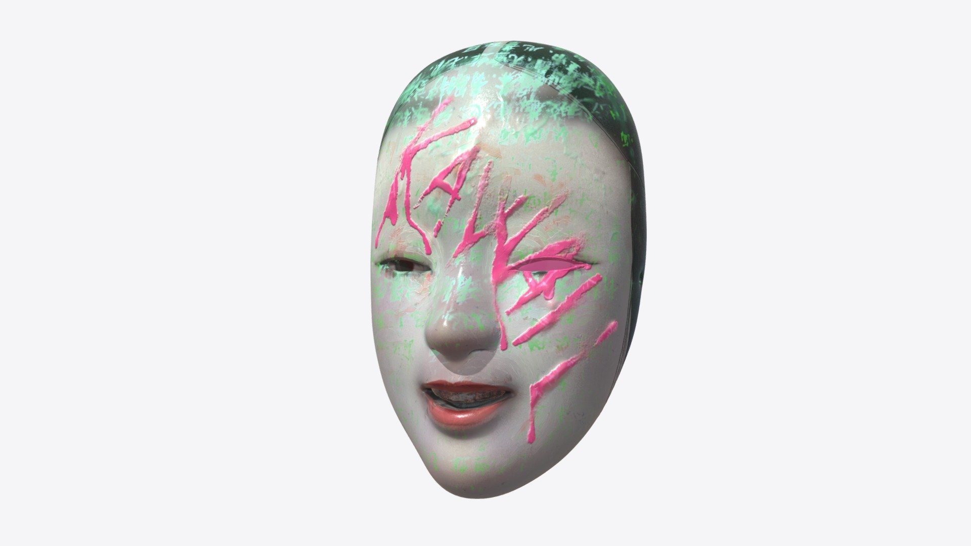 Noh Kawaii Mask - 3D model by Nohazure (@nohamanfredi.core) [2ba77ff ...