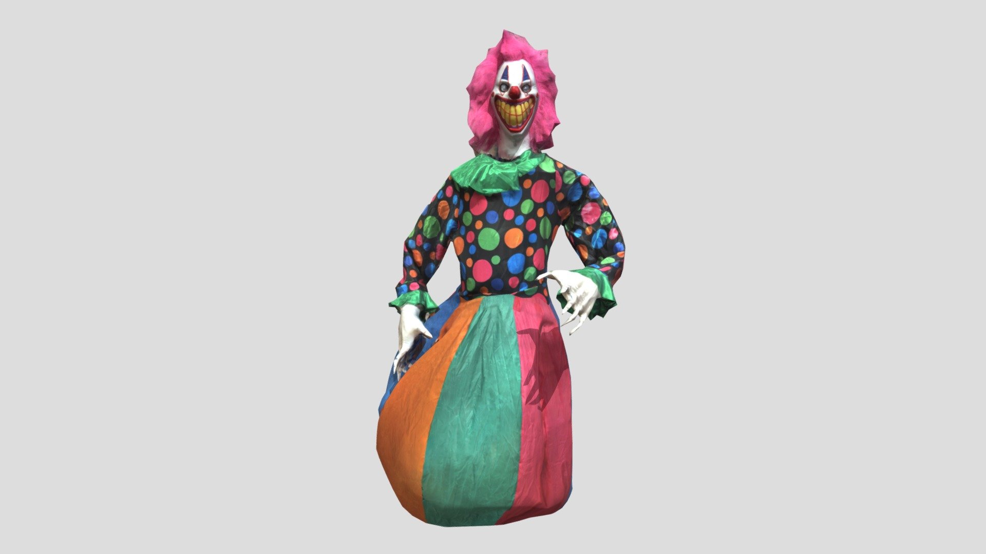 Clown (Female) - 3D model by David Wigforss (@dwigfor) [2ba7ede ...
