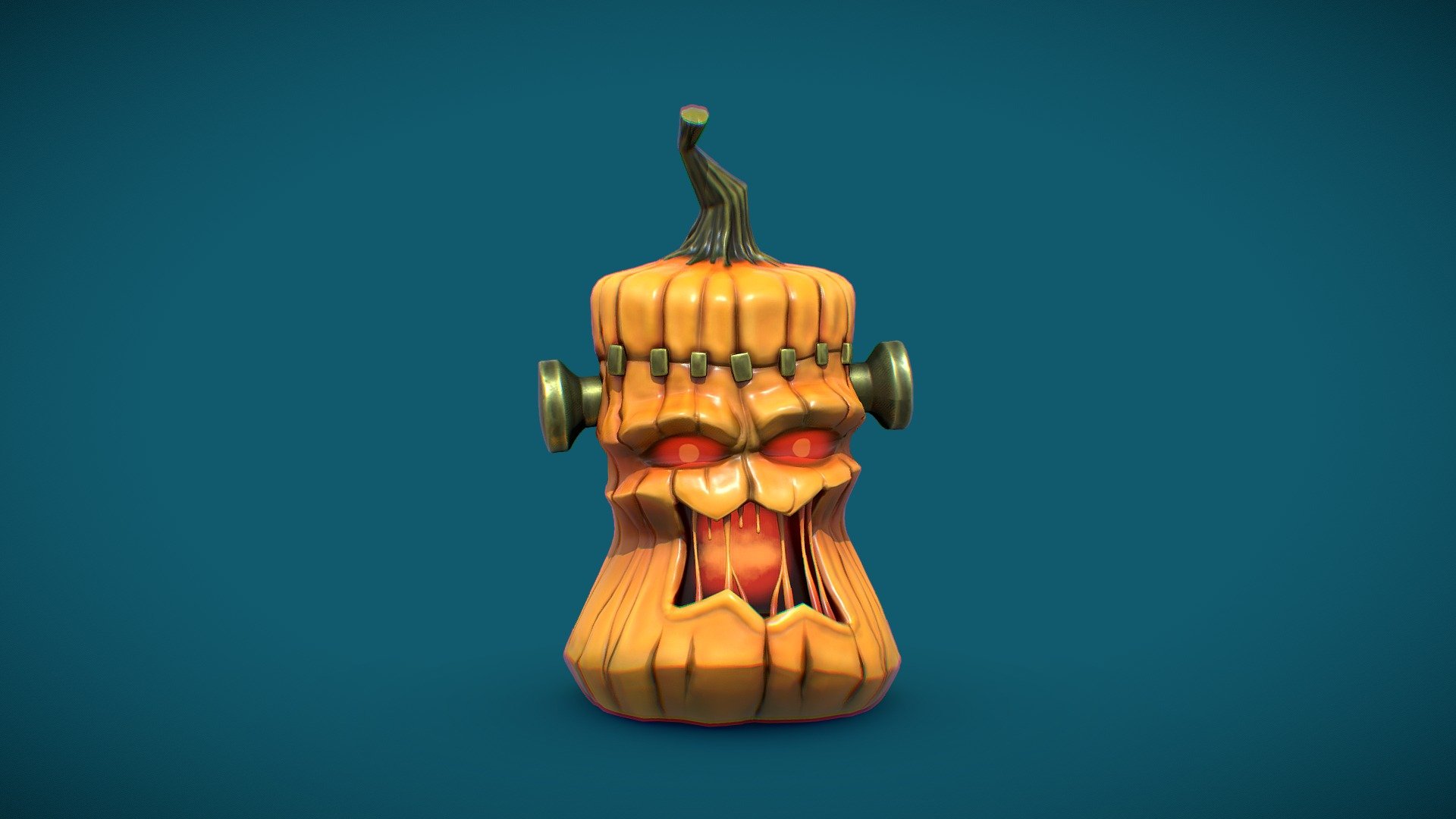 Frank pumpkin - Buy Royalty Free 3D model by markusenes [2baa5e1 ...