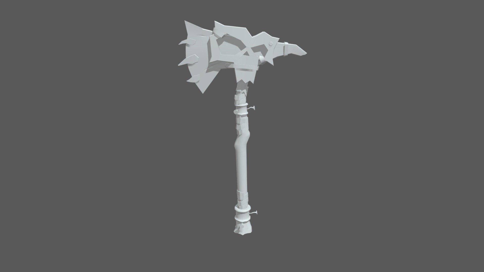 SKULL AXE - 3D model by Lallenmang Lhouvum (@benkukilhouvum) [2bab581] - Sketchfab