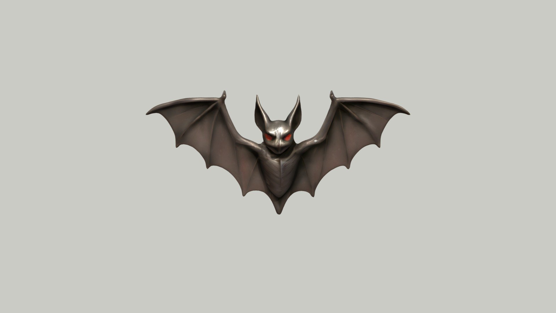 Demonic bat with large wings - 3D model by gs.holdsworth [2bab795 ...