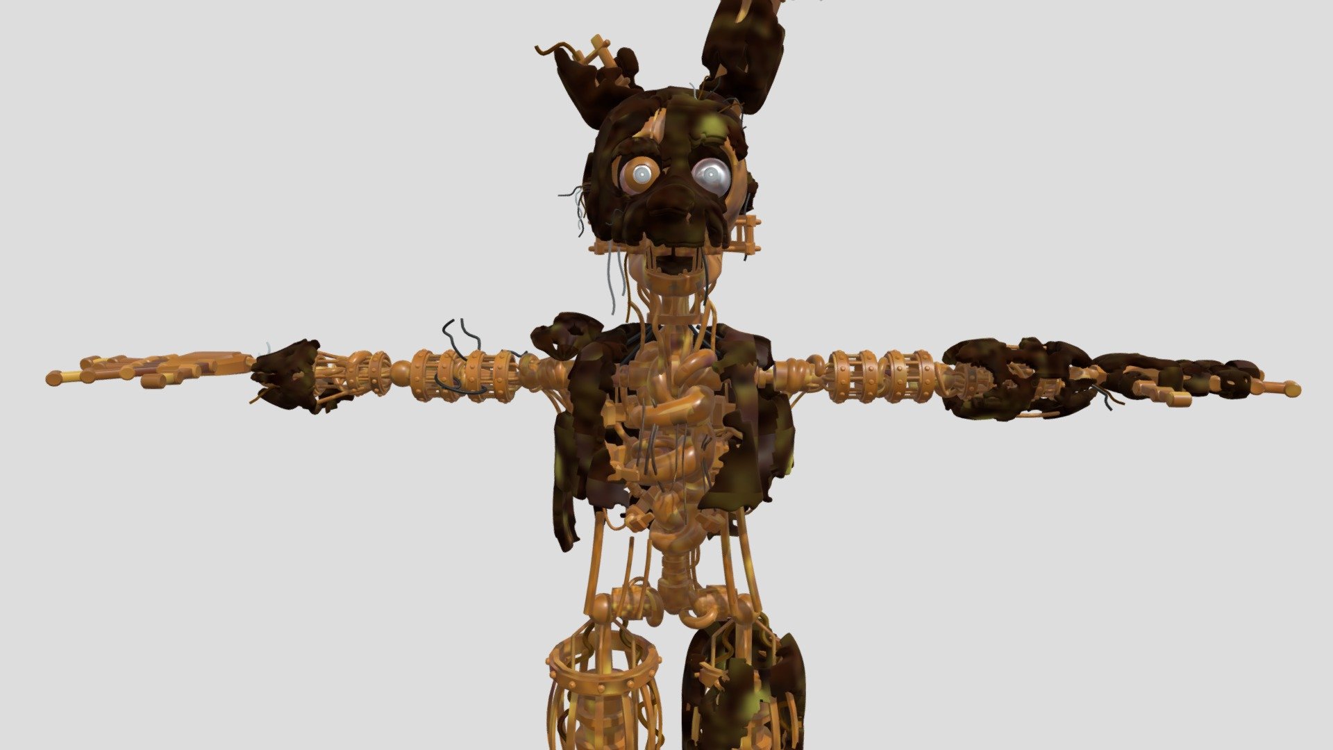 ignited-springtrap-v5 - 3D model by l91995681 [2babf49] - Sketchfab
