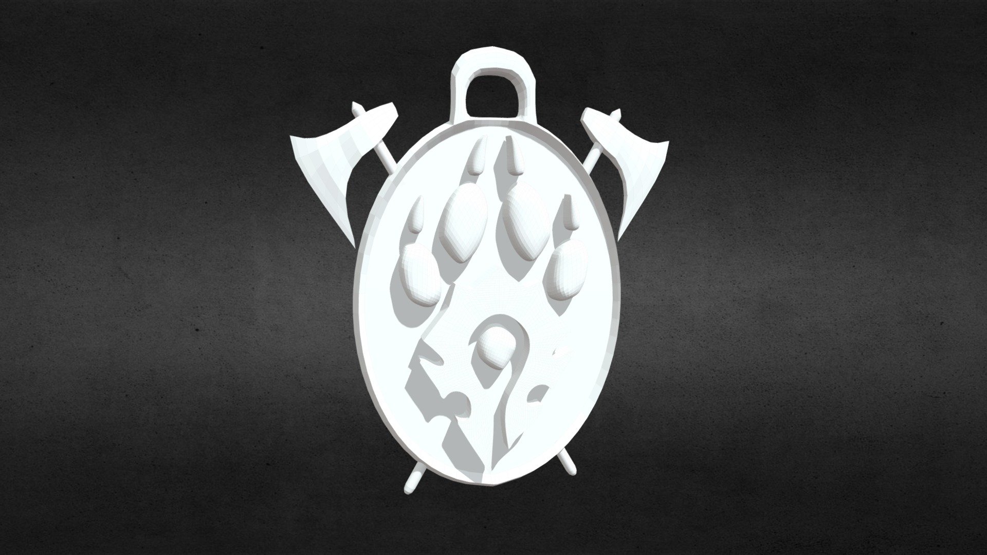 Talisman of the Frostwolf Clan - 3D model by DynoRyno [2bac6e4] - Sketchfab
