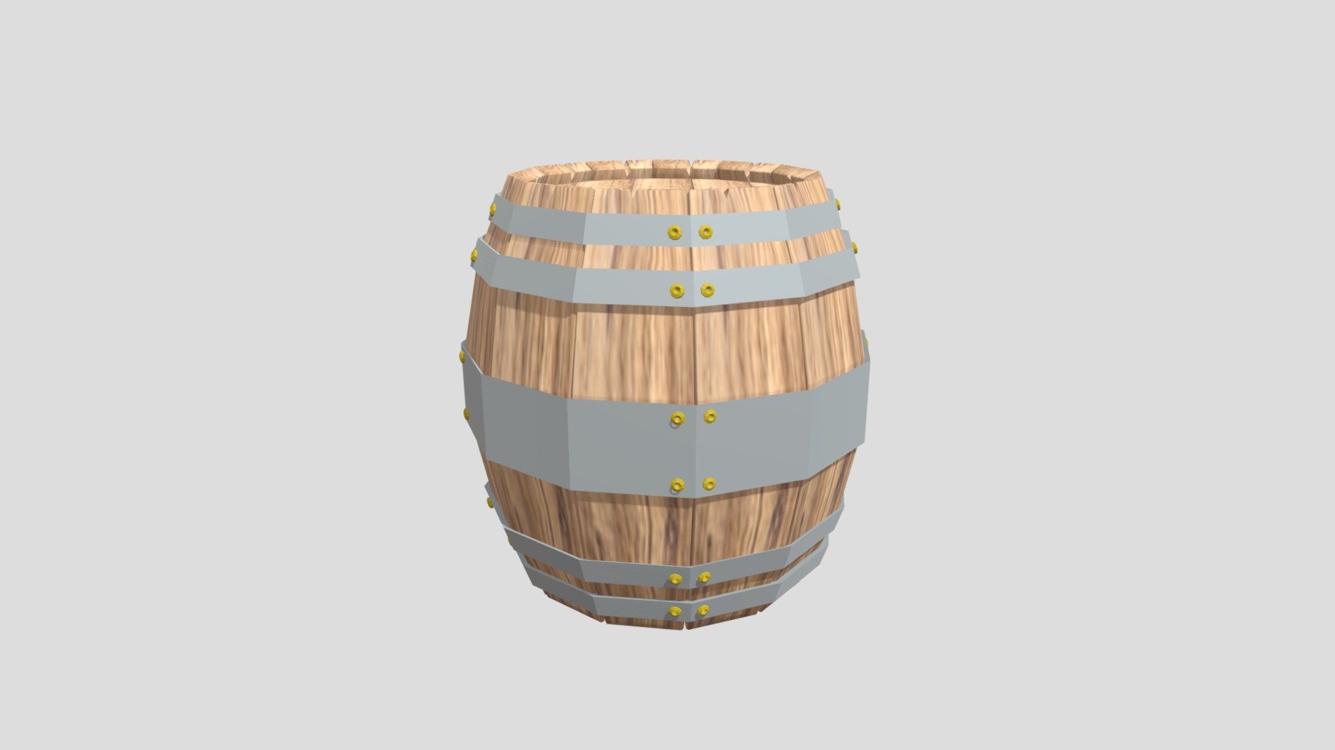 Low_Poly_Barrel - 3D model by Brandon.McRae [2bacf6b] - Sketchfab