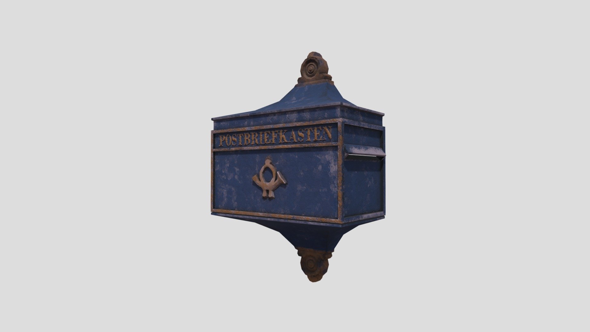 German Mail Box - 3D model by Jan Neumetzler (@neumetzler) [2bae0f5 ...