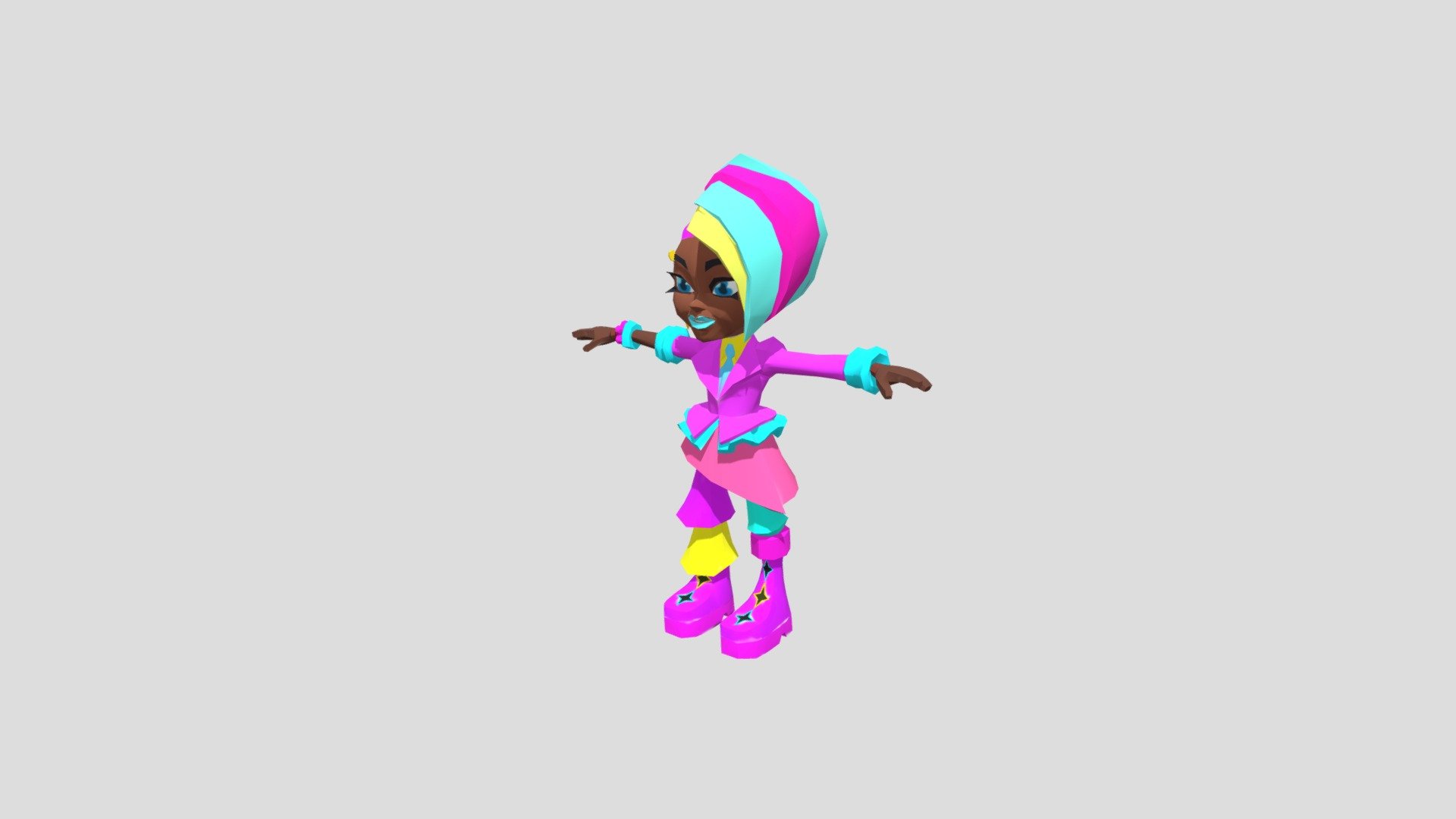 Berta subway surfers - 3D model by zuk (@mzuksour) [2bafe97] - Sketchfab